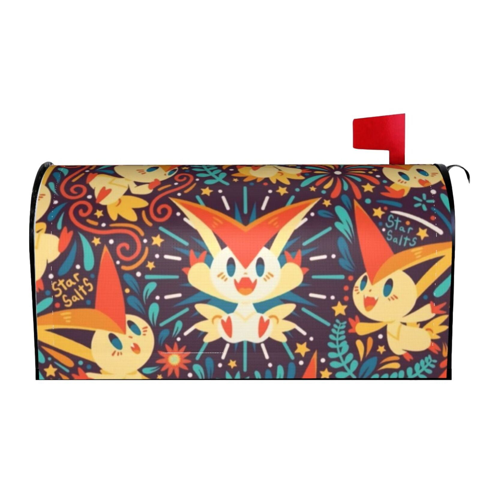 Cartoon Pokémon Pikachu Eevee Cartoon Character Mailbox Cover Magnetic ...