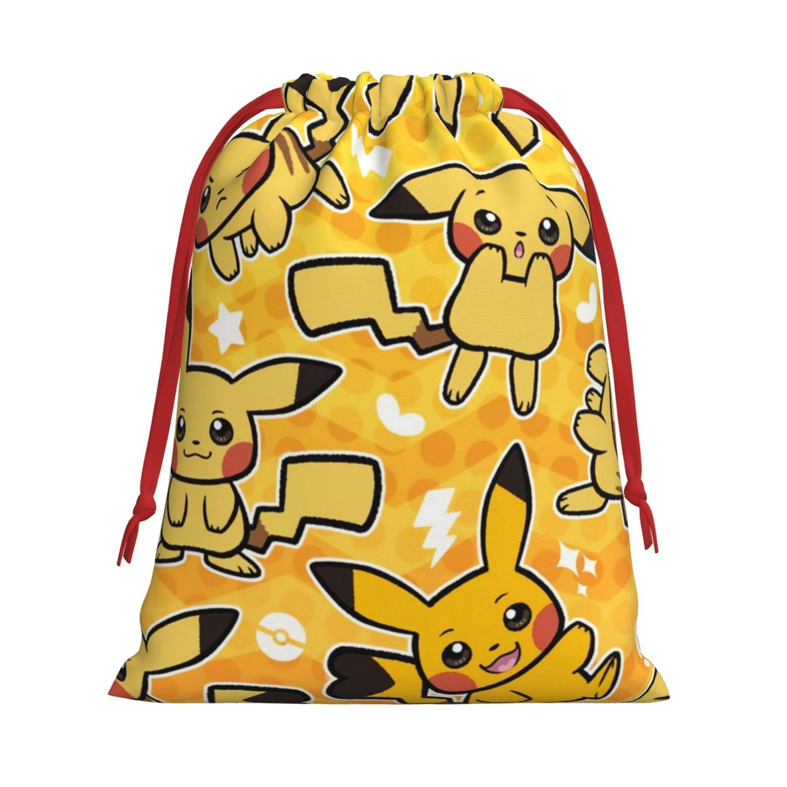 Cartoon Pokémon-Pikachu Gift Bags,Christmas Gift Bags,Drawstring ...