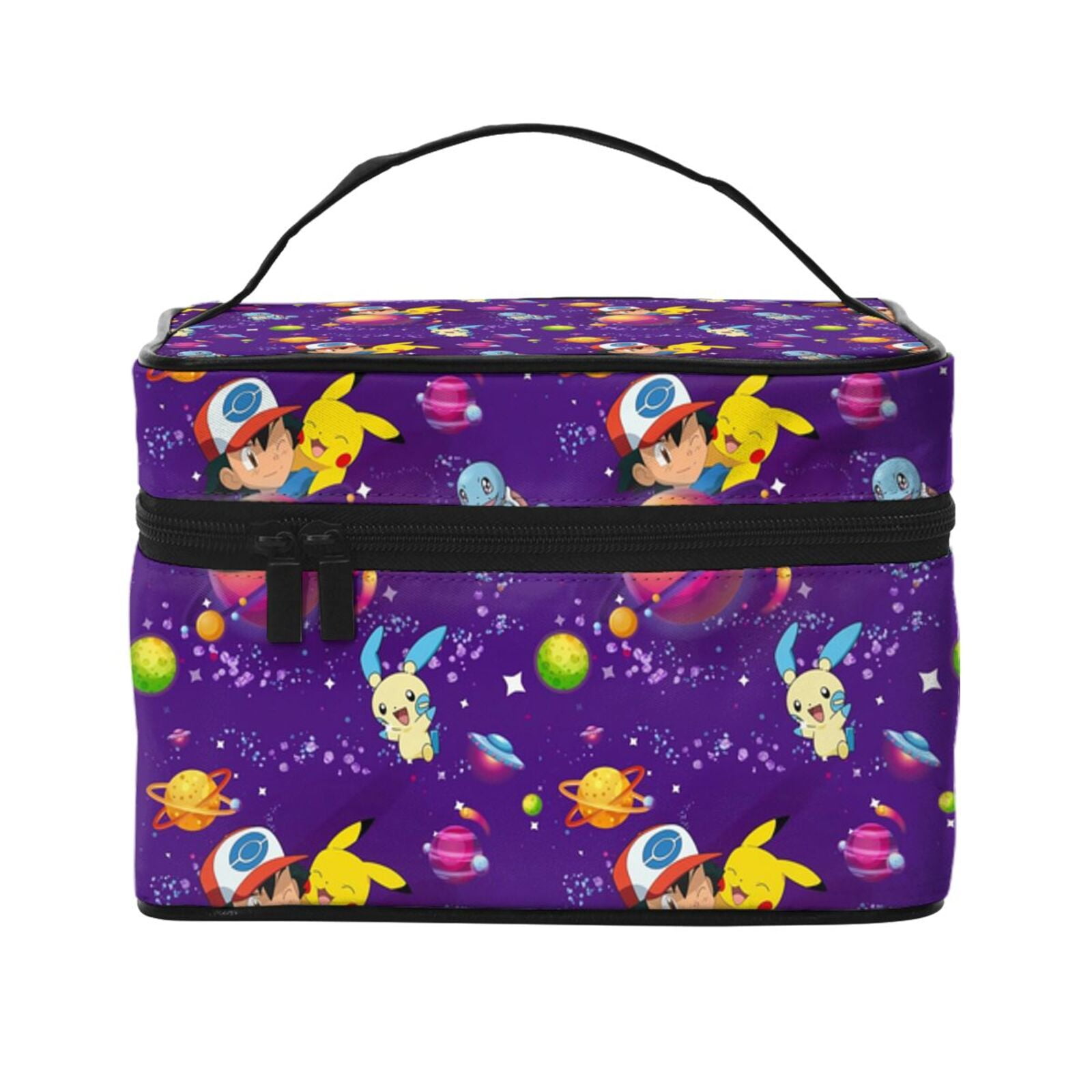 Cartoon Pokémon Pikachu Makeup Bag,Cosmetic Toiletry Travel Brush Bags ...