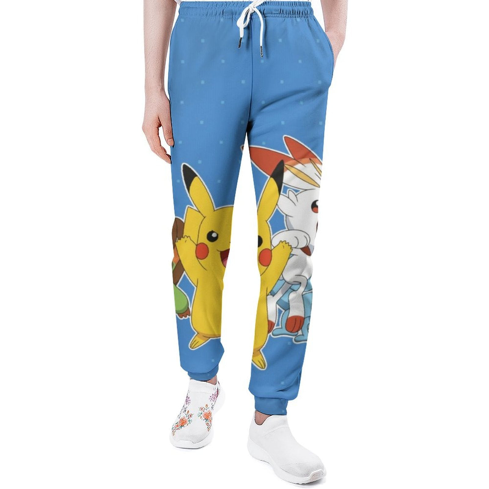 Cartoon Pokémon Pikachu Sweatpants for Men,Men's Sports Jogger Pants ...