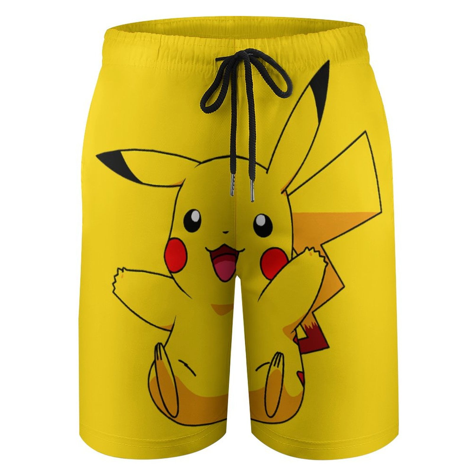 Cartoon Poke Cute Mon Boys Swim Trunks with Pocket Quick Dry Swimwear ...
