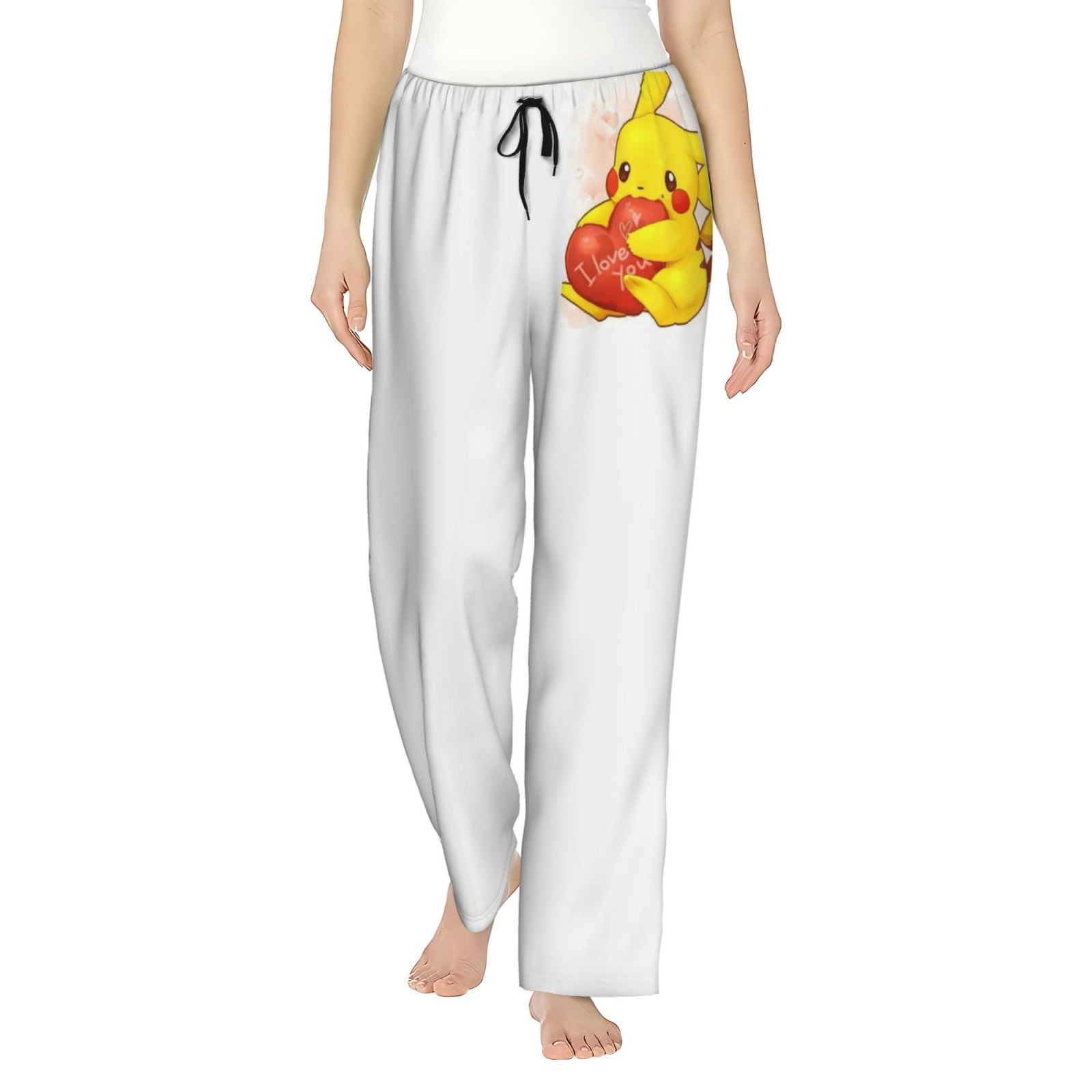 Cartoon Pokemon Pikachu 2 Women'S Pajama Pants，Soft Pajama Pants For ...
