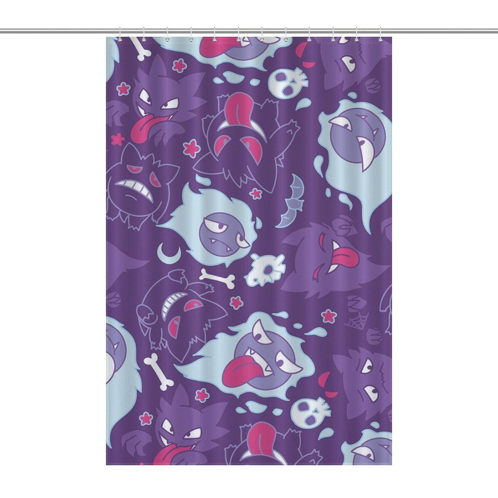 Cartoon Pokemon Shower Curtain Room Dividers Cute Water Proof Ombre ...