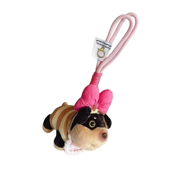 Cartoon Pollinator Dog Keychain Plush Backpack Decoration Spring ...