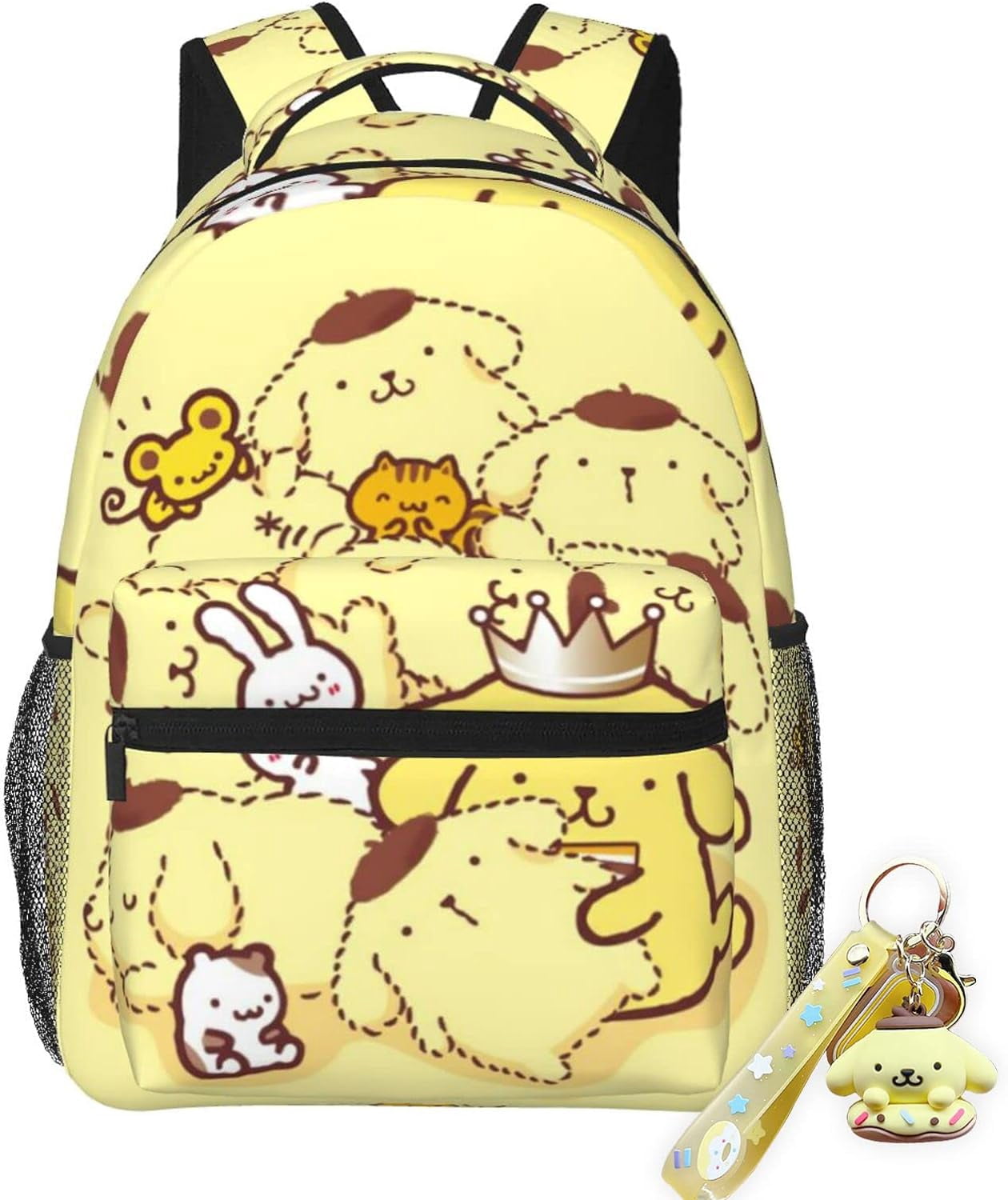 Cartoon Pompompurin Kawaii Backpack Laptop Backpack For Women Anime ...