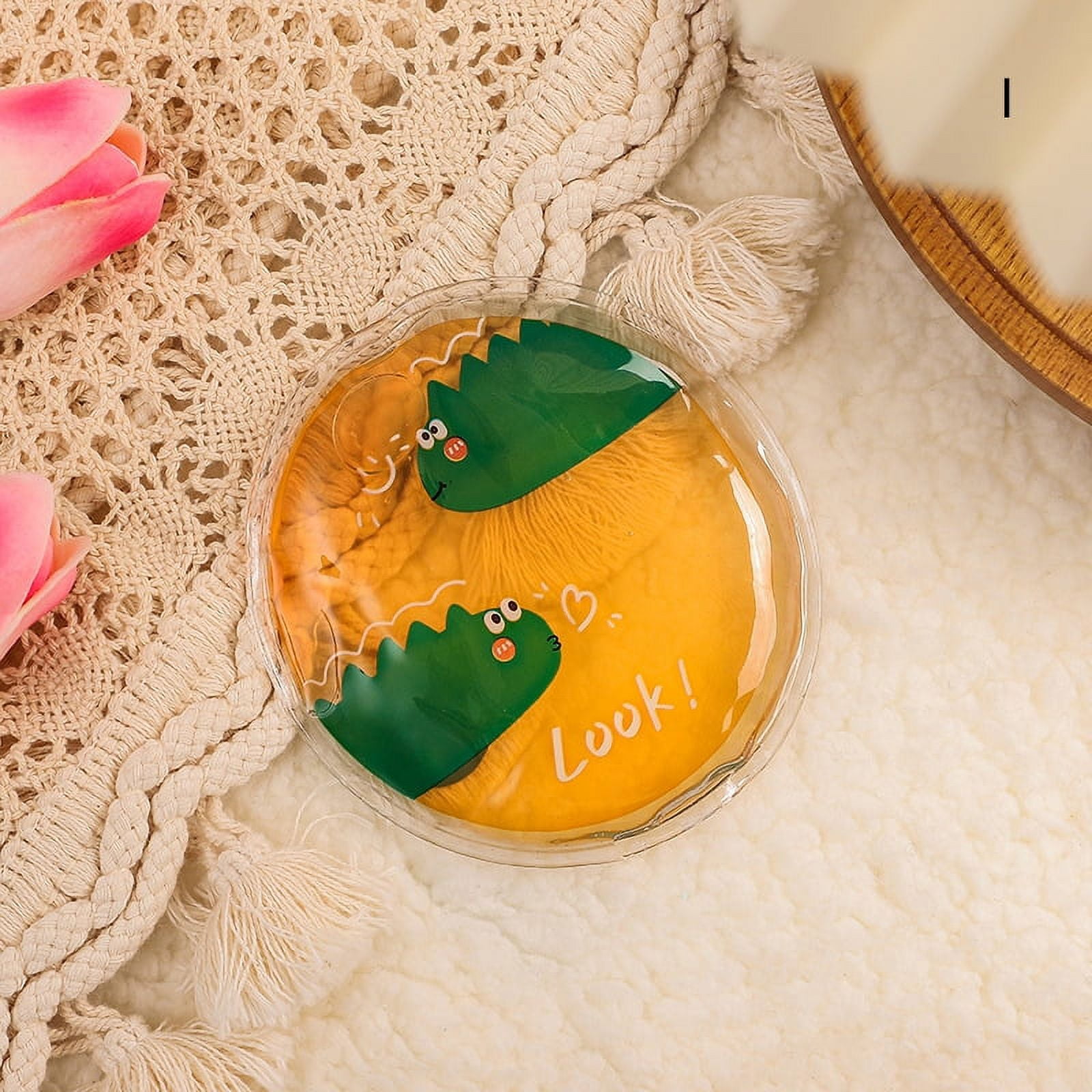 Cartoon Portable Instant Heating Pad PVC Reusable Mini Cute Hand Warmer ...