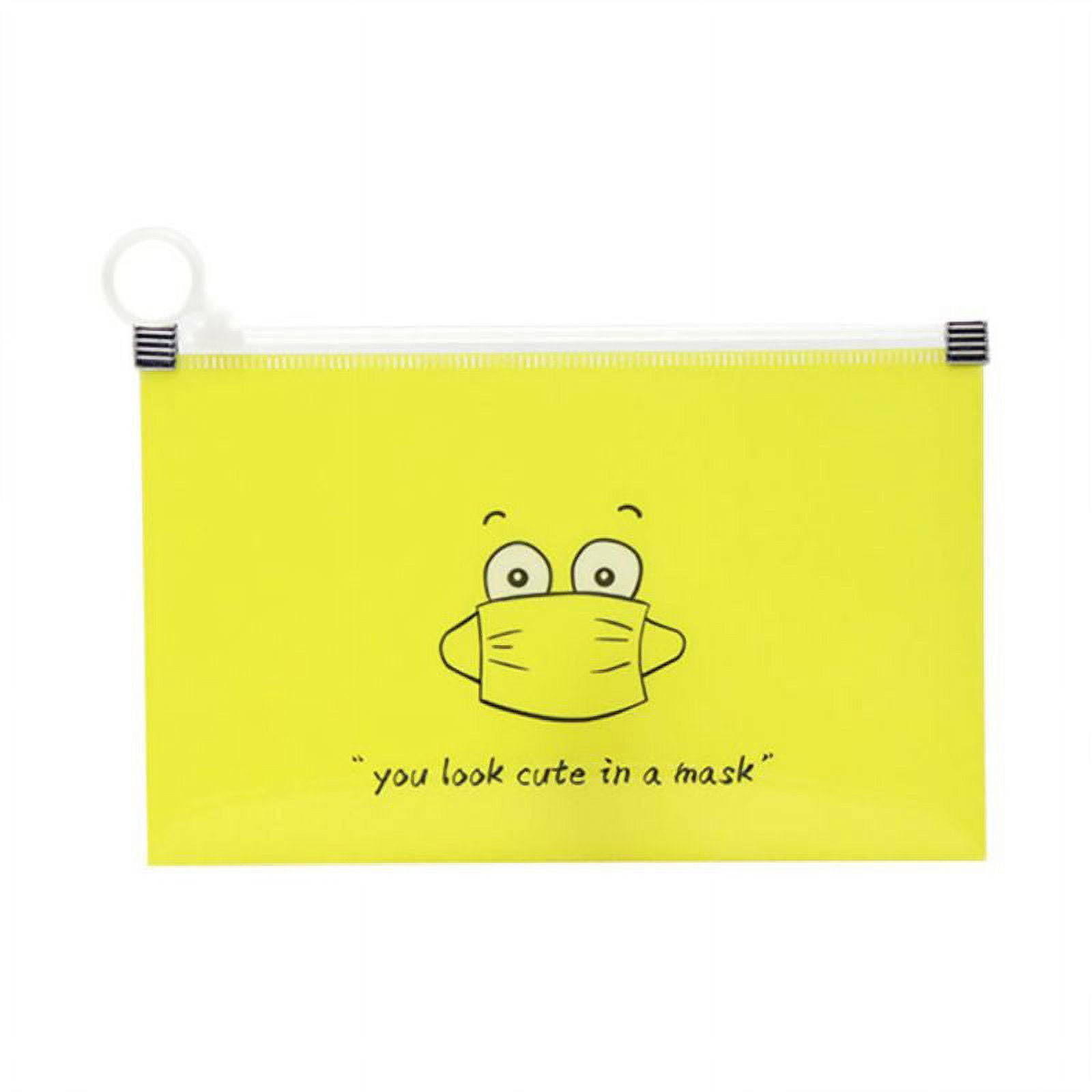 Cartoon Portable Waterproof Face Shield Storage Box Dust-Proof Nose ...