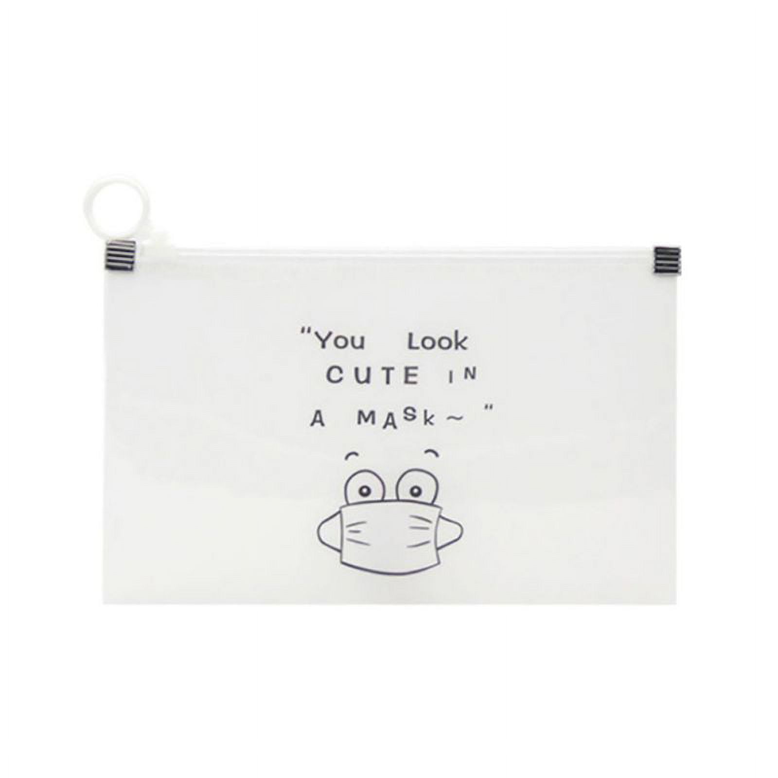 Cartoon Portable Waterproof Face Shield Storage Box Dust-Proof Nose ...