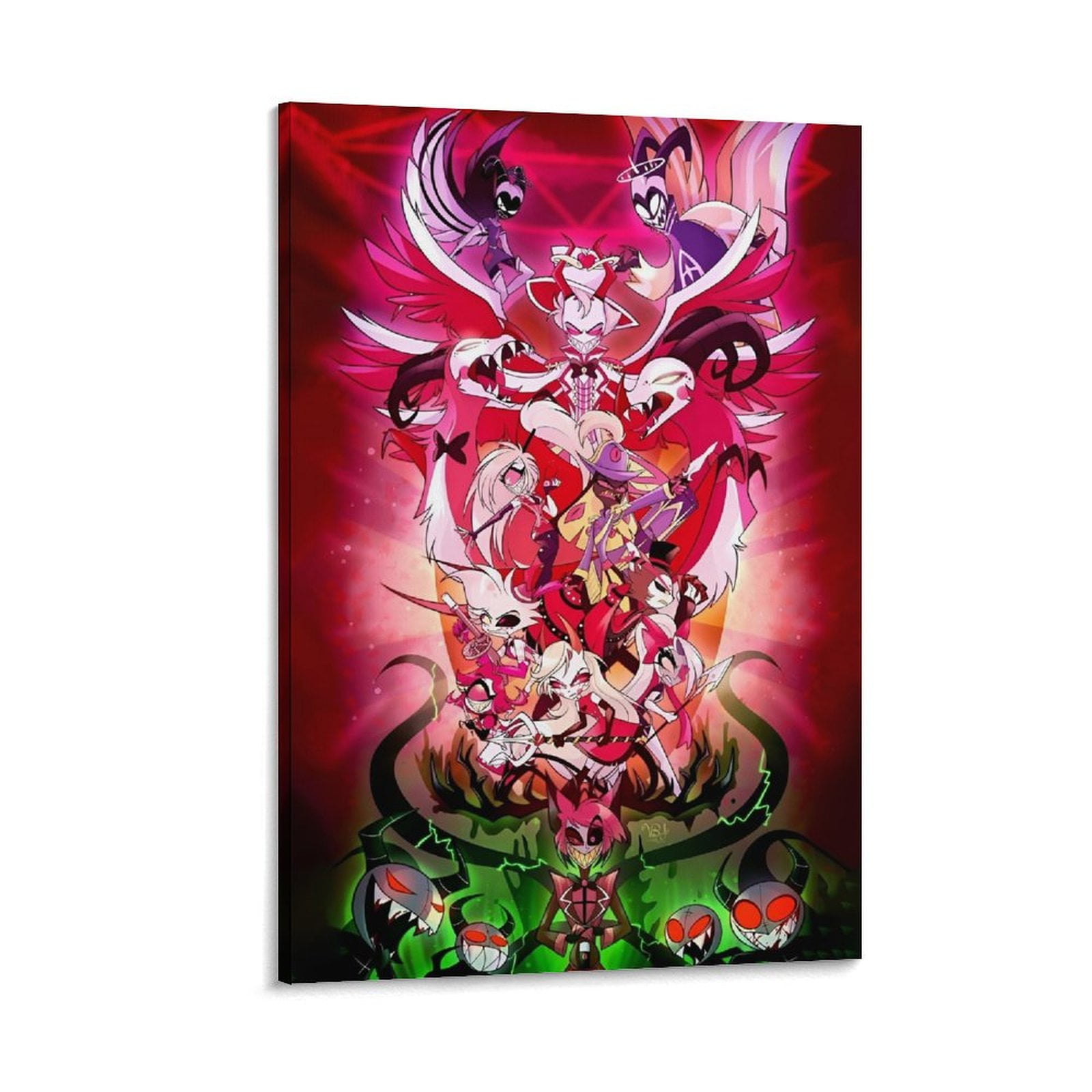 Cartoon Poster Helluva Boss Anime Poster (2) Canvas Wall Art Poster ...
