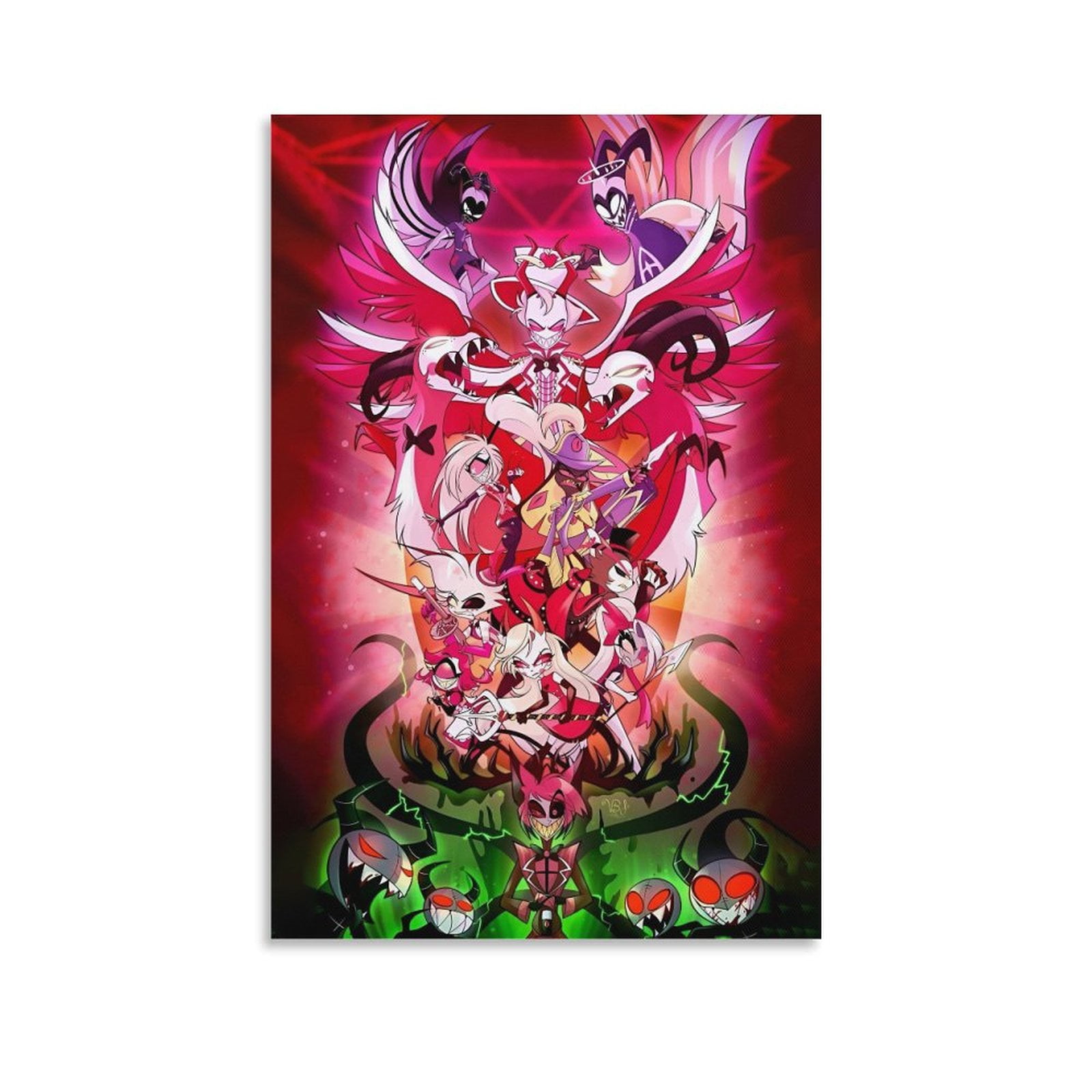 Cartoon Poster Helluva Boss Anime Poster (2) Poster Decorative Painting ...
