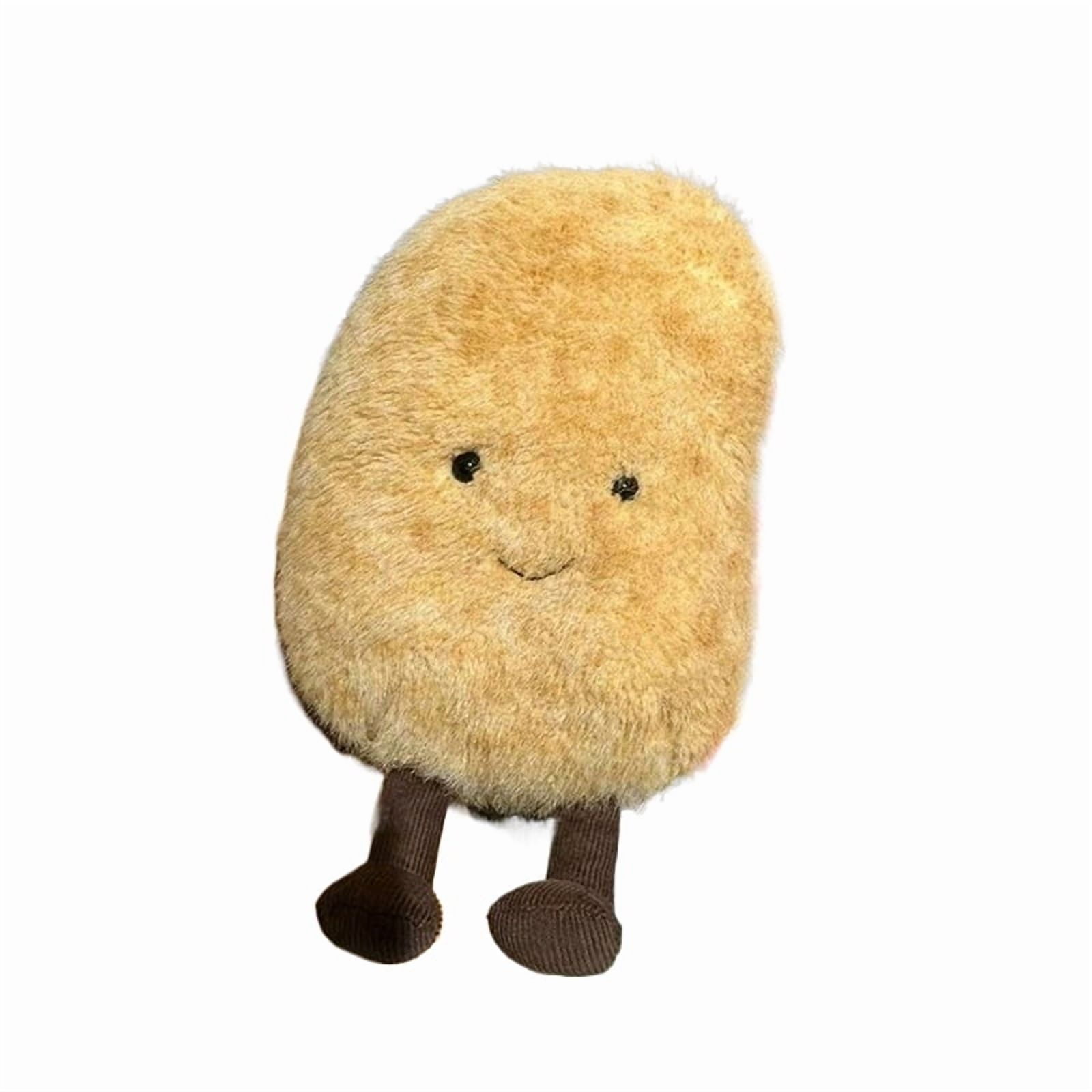 Cartoon Potato Plush Keychain Cute Food Stuffed Doll Pendant Car Key ...