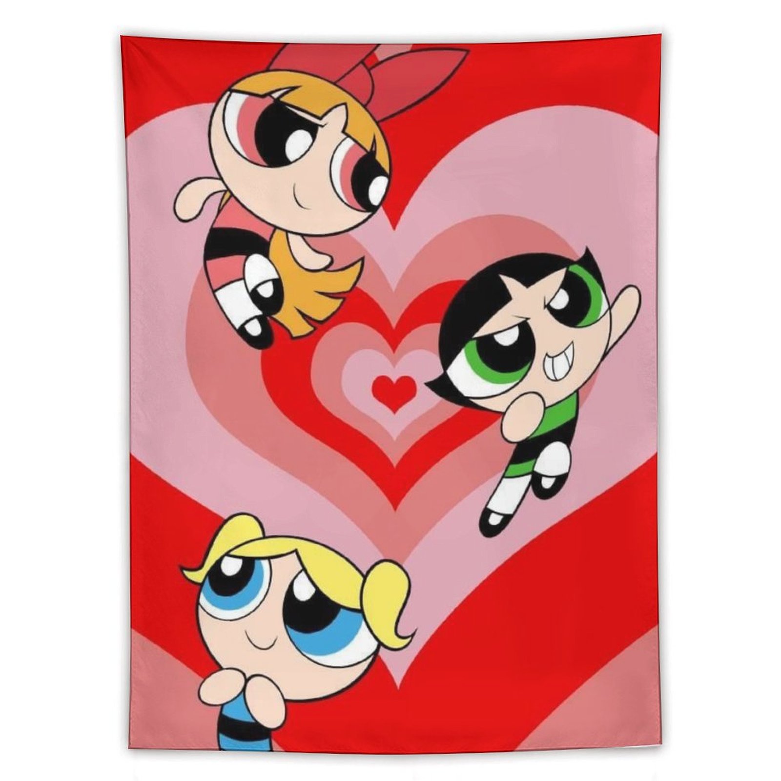 Cartoon The Powerpuff Girls (13) Tapestry Bedroom Aesthetic, Cute ...