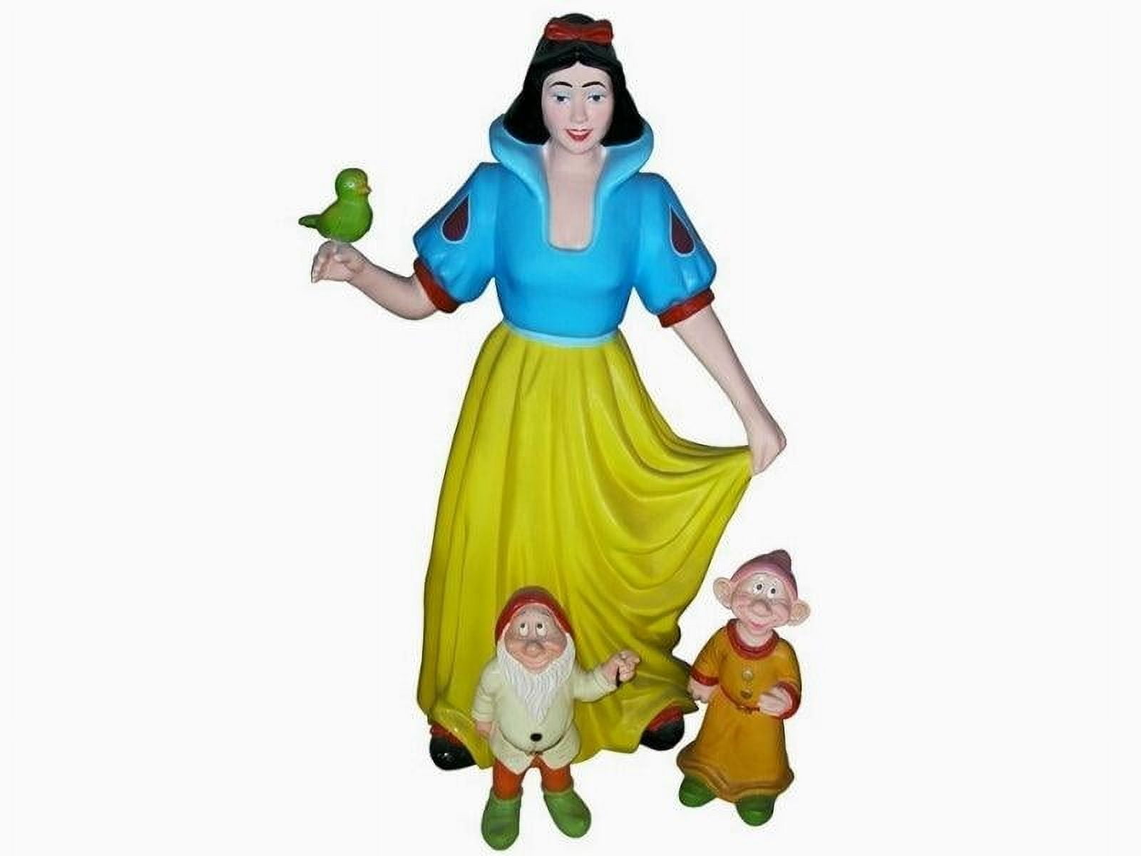 Cartoon Princess & Dwarfs Life Size Statue - Walmart.com