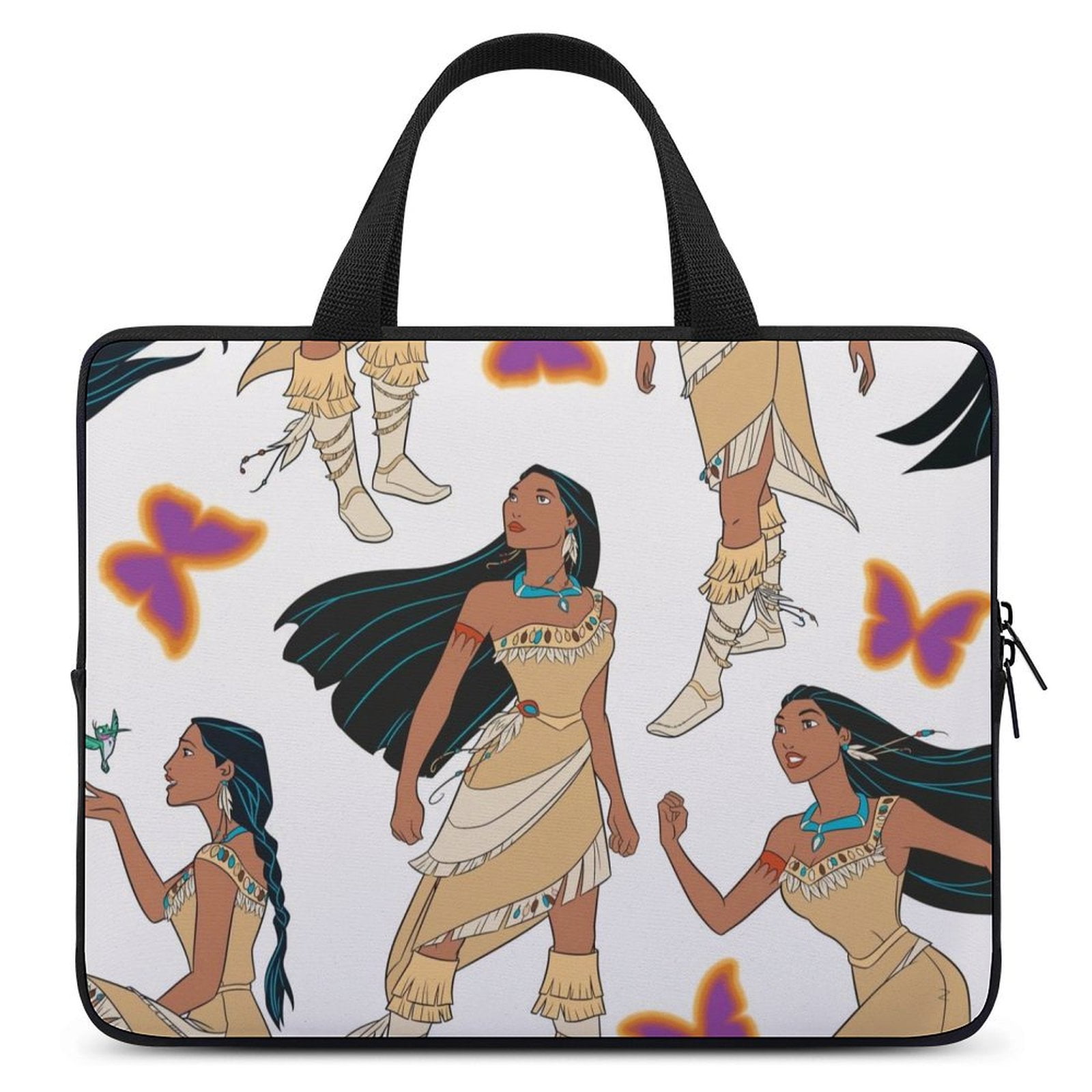 Cartoon Princesses Pocahontas Laptop Bag,Laptop Tote Bag for Women Men ...