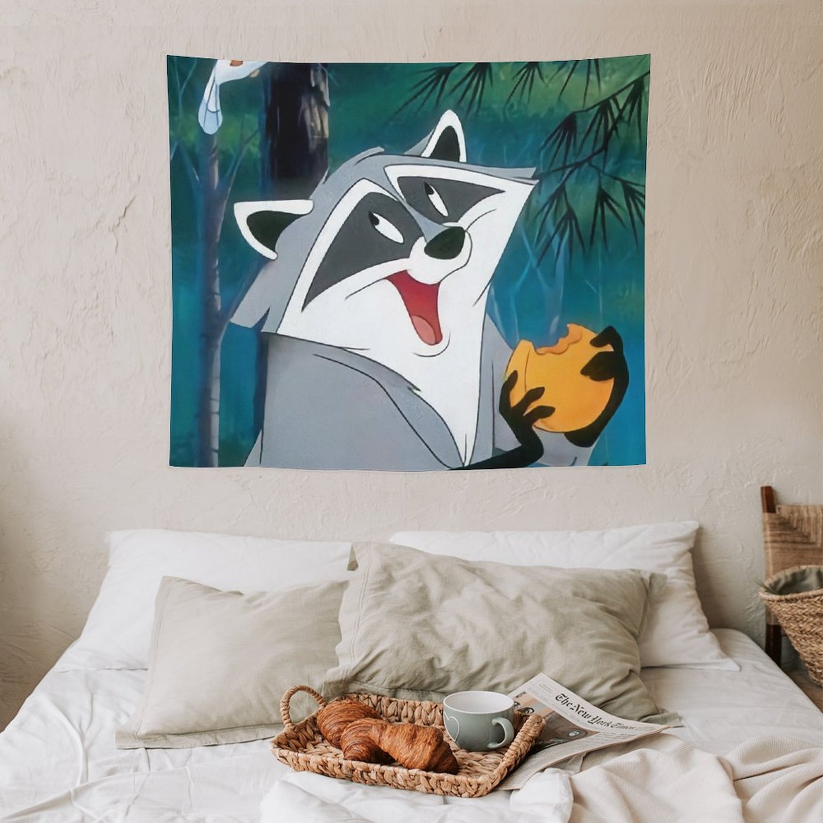 Cartoon Princesses Pocahontas Meeko Flit Tapestry,Cartoon Princesses ...