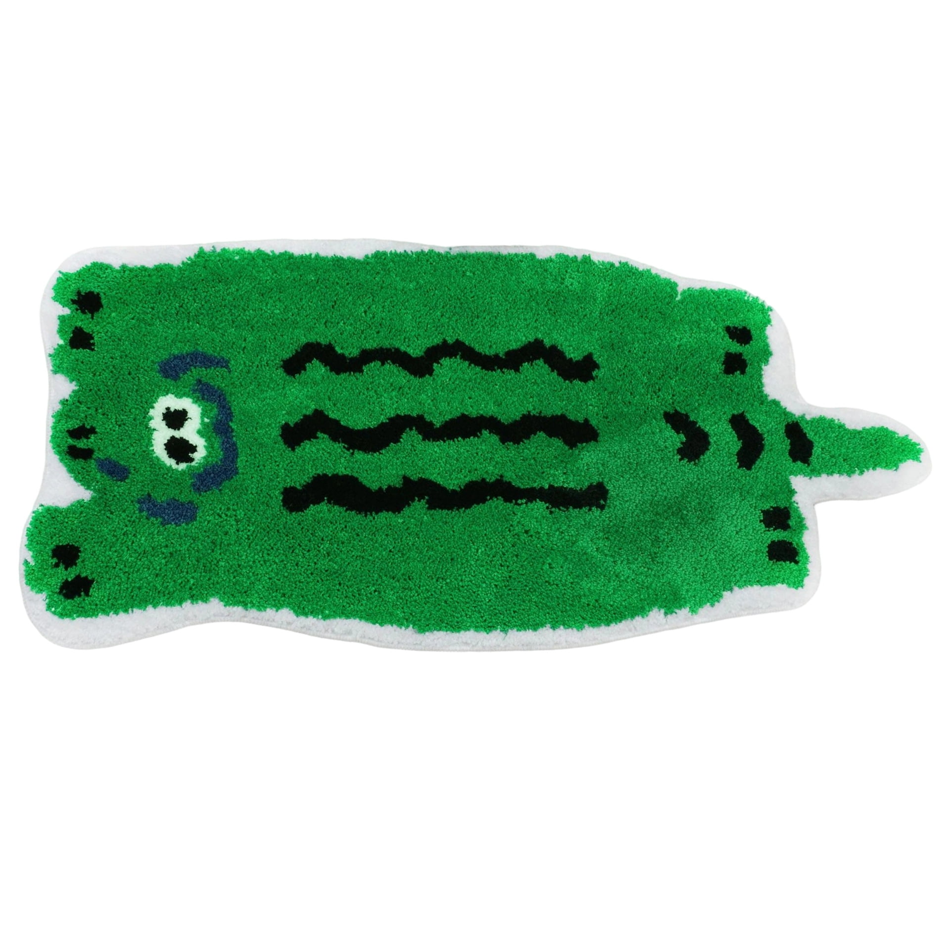 Cartoon Print Flocking Carpet with Nonslip Backing Absorbent Plush Rug ...