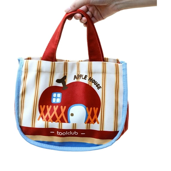 Cartoon Print Lunch Storage Handbag Waterproof Insulation Thermal Bag ...