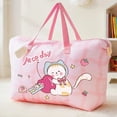 Cartoon Printed Travel Duffel Bag, Large Capacity Clothing Storage Tote ...