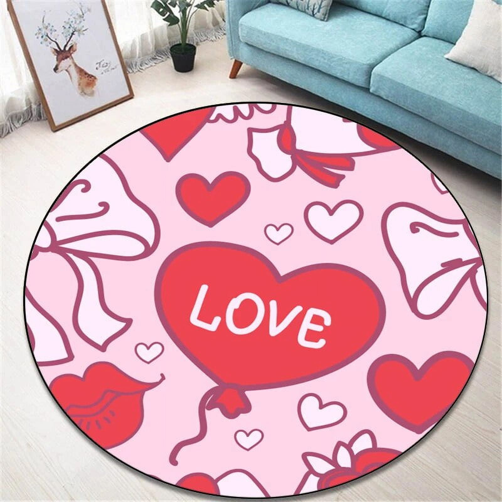 Cartoon Printing Round Carpets for Living Room Mat for Children Floor ...