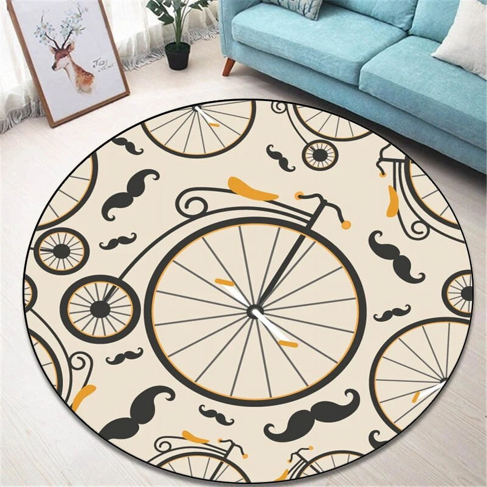 Cartoon Printing Round Carpets for Living Room Mat for Children Floor ...
