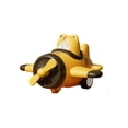 Cartoon Propeller Airplane Model Inertial Toy Car Yellow 1 Plane ...