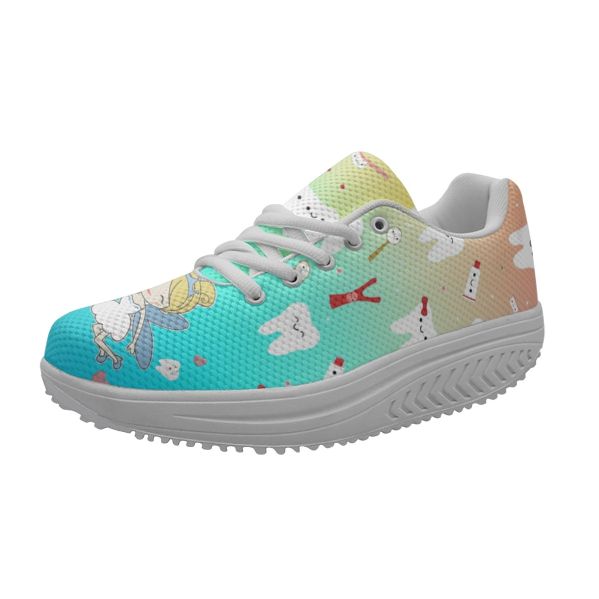 Cartoon Protect Teeth Dentist Dental Pattern Ladies Spring Autumn ...