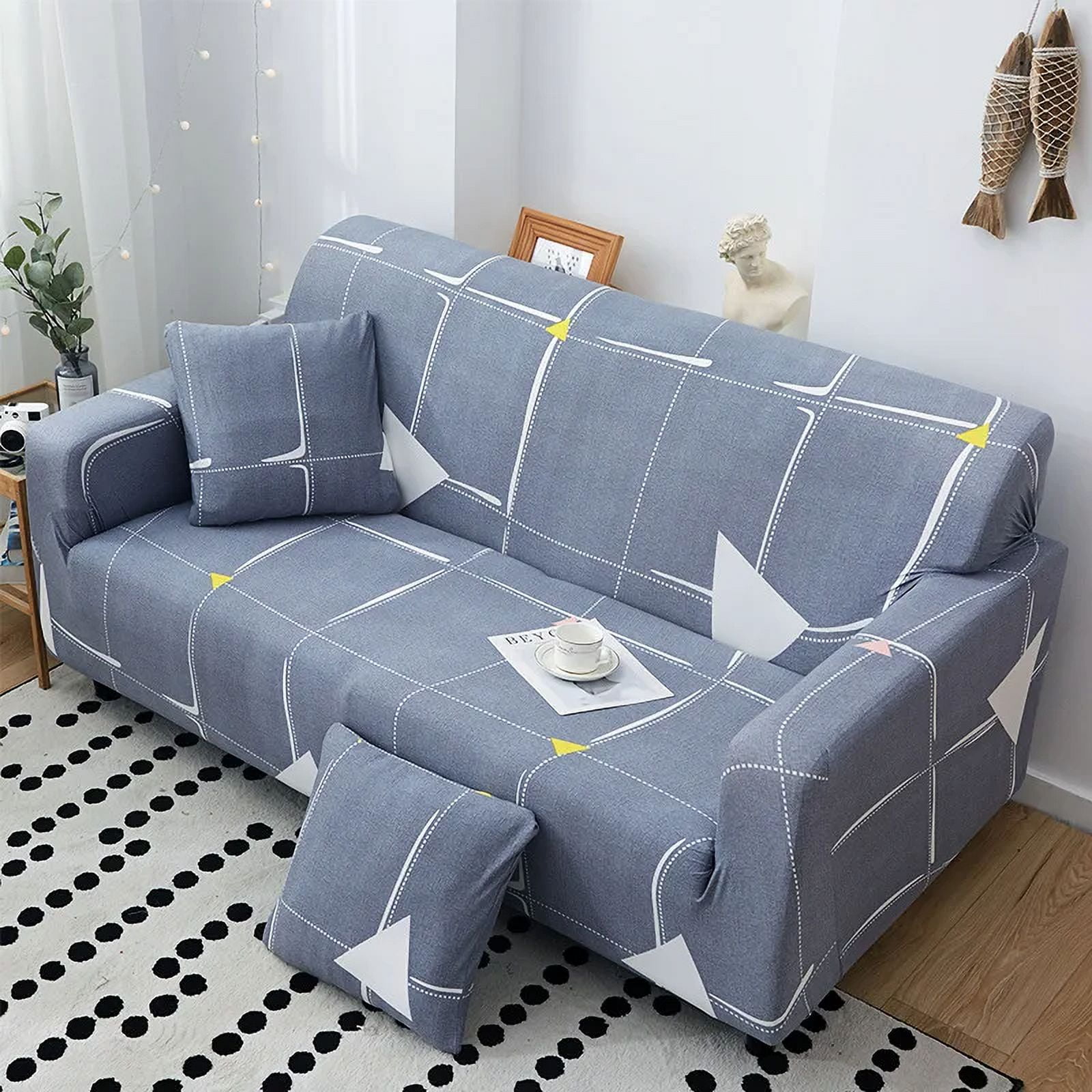 Cartoon Protector Jacquard Sofa Cover Corner Sofa Seat Slipcover ...