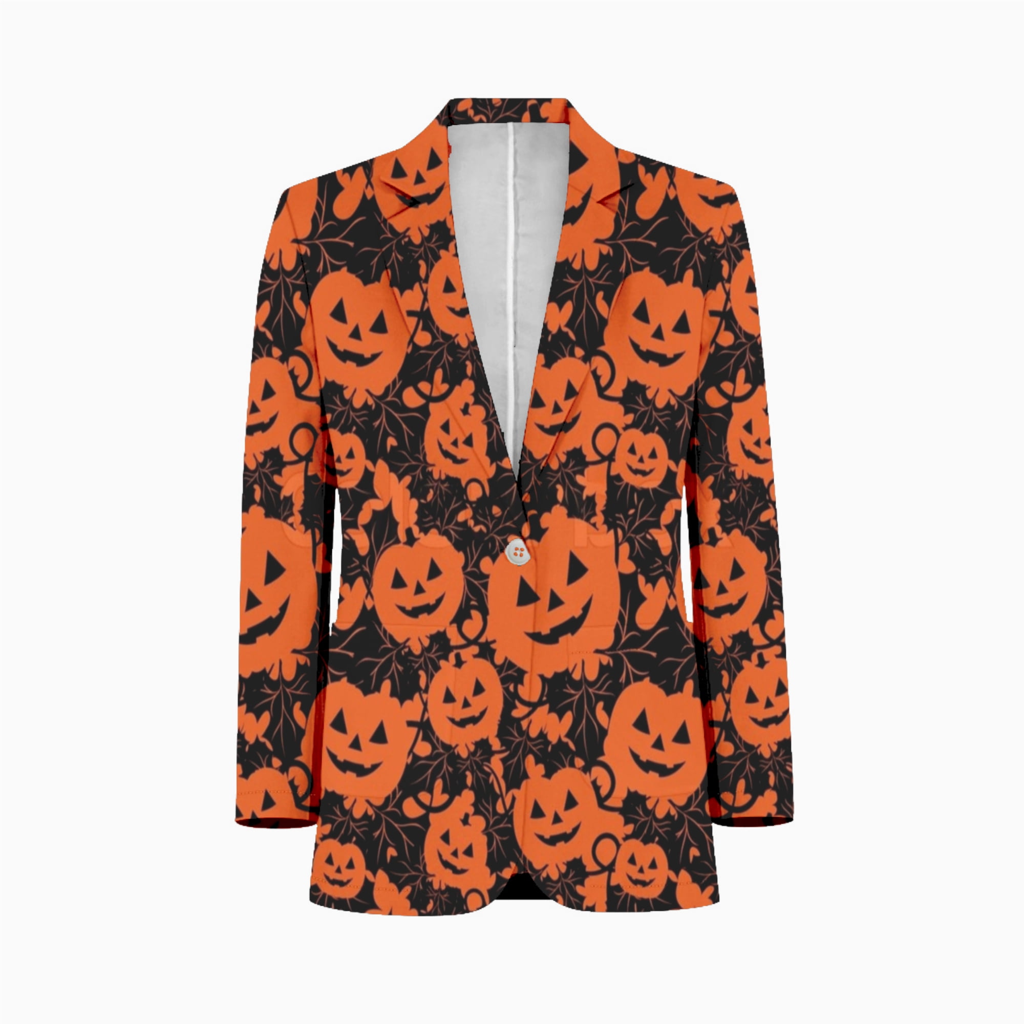 Cartoon Pumpkin Citrus Stem Men Blazers Slim Clothing Summer Jacket Man ...