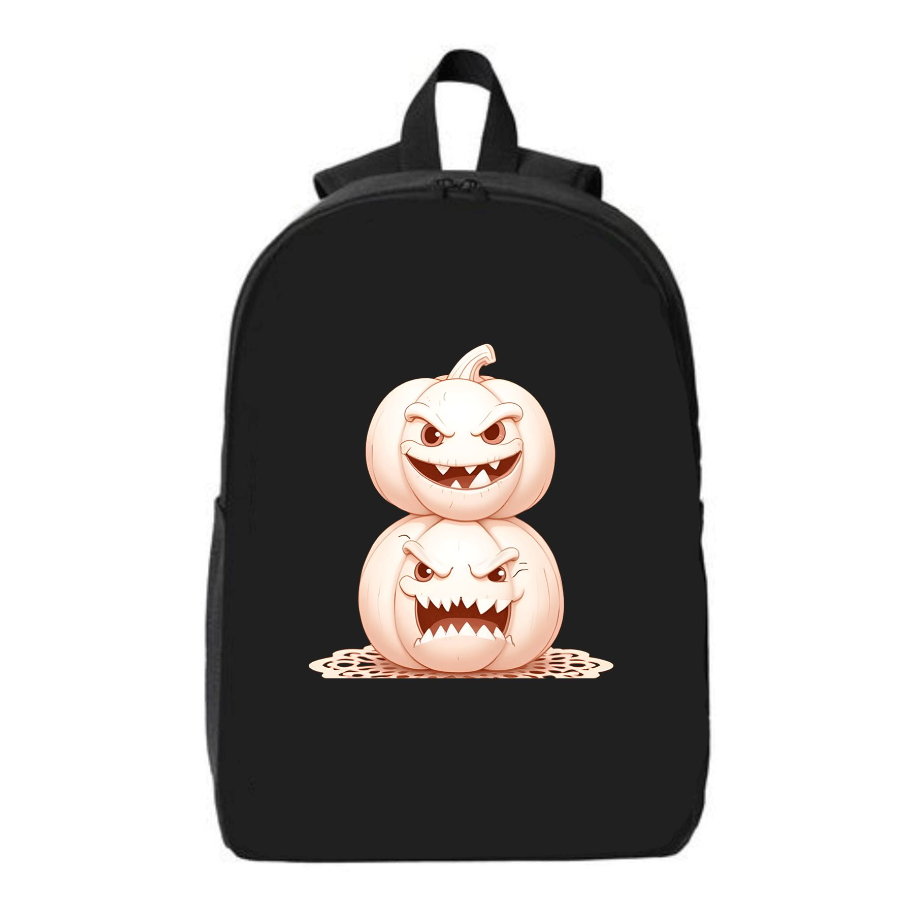 Cartoon Pumpkin Design Laptop Backpack - Fits 15 " Laptop & iPad ...
