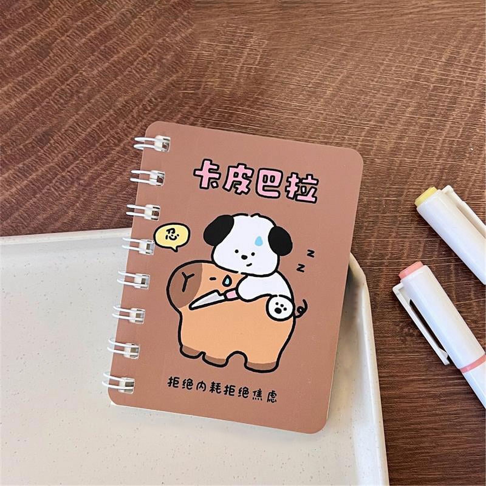 Cartoon Puppy Coil Notepad Notebook 80Inner Pages Hand Ledger Portable ...