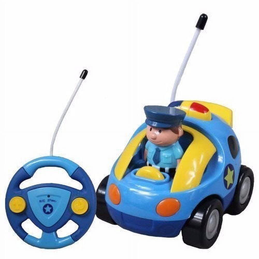 Cartoon R/C Police Car Radio Control Toy for Toddlers - Walmart.com