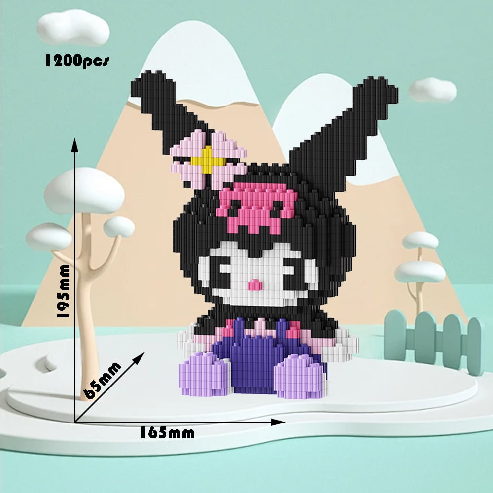 Cartoon Rabbit Anime Dolls Building Blocks Series of Small Particles ...