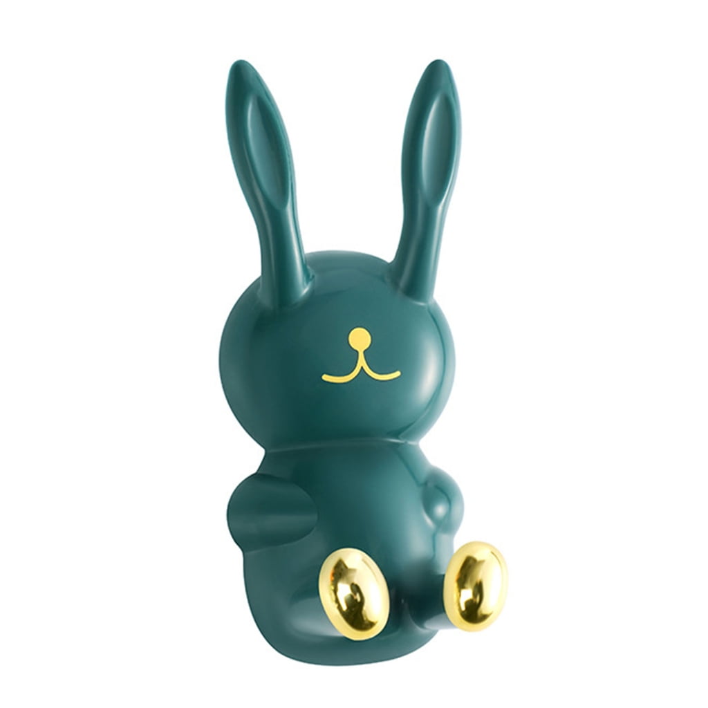 Cartoon Rabbit Wall Hook Adhesive Stick Hanger No Trace Sticky Hook ...