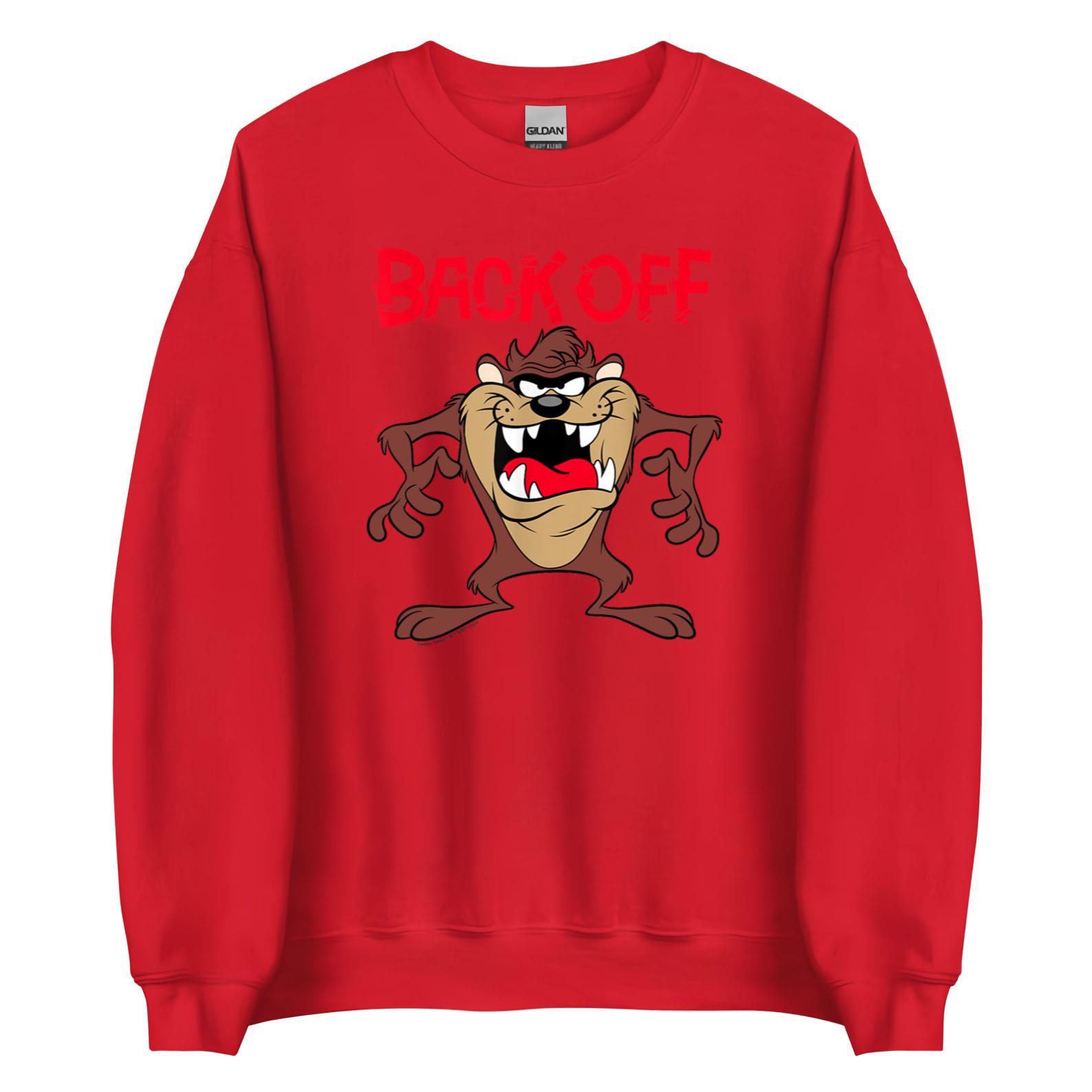 Cartoon Rage Back Off Graphic Shirt, Retro Animated Character Style Tee ...