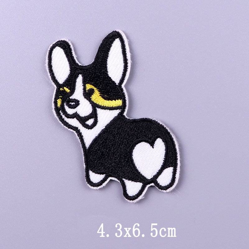 Cartoon Rainbow Cat Embroidered Patches on Clothes DIY Animal Applique ...