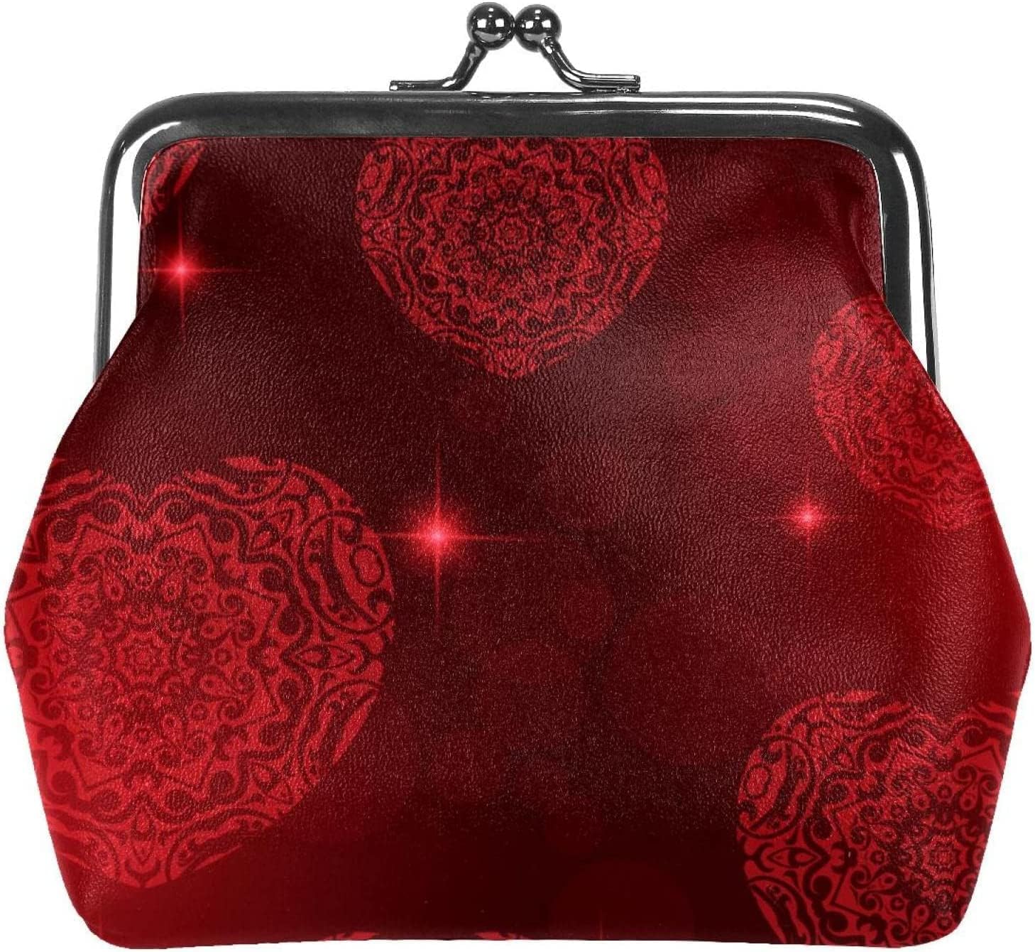 Cartoon Red Cherry Pink Heart Buckle Coin Purse - Walmart.com