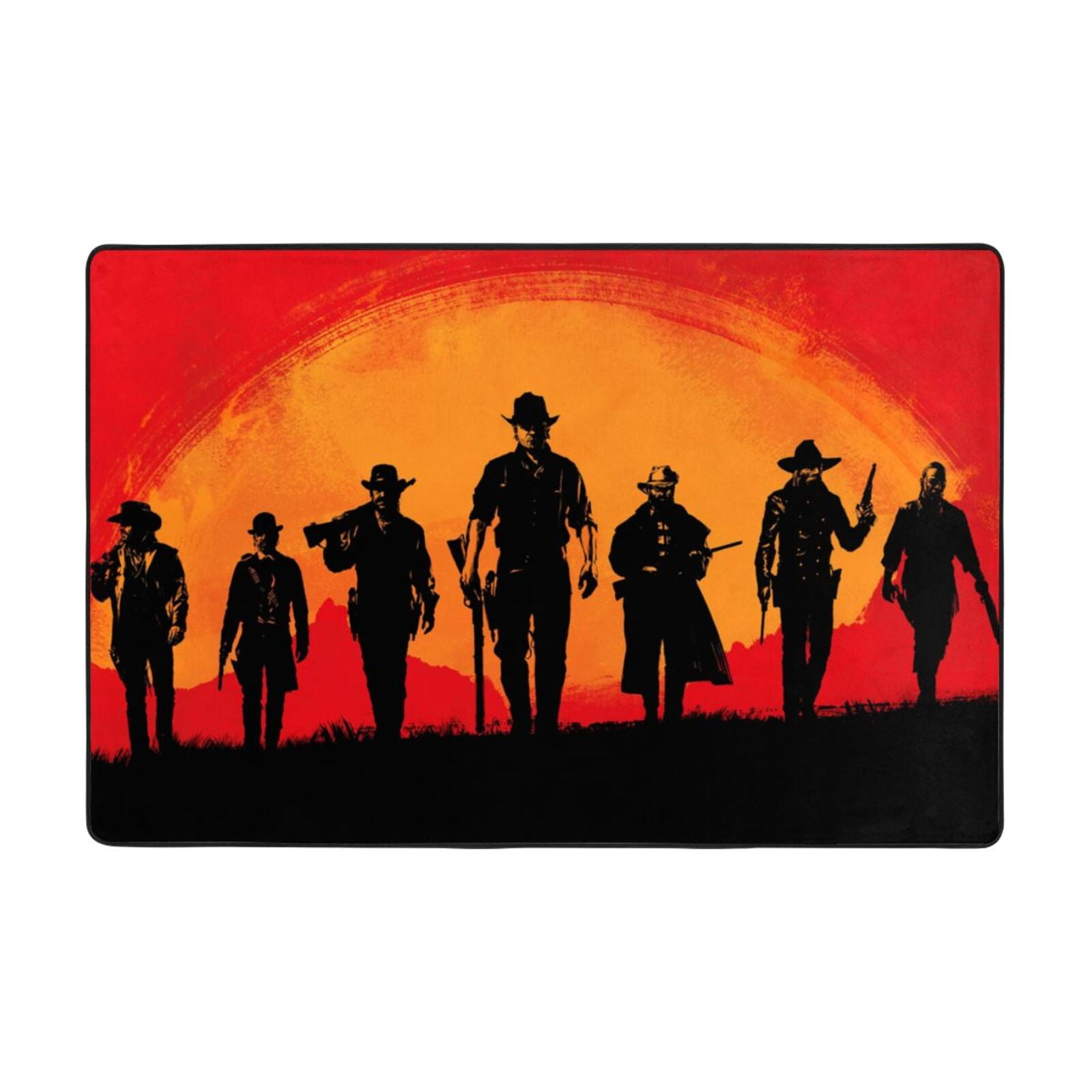 Cartoon Red Dead Redemption Rugs Washable Cover Floor Rug Carpets ...