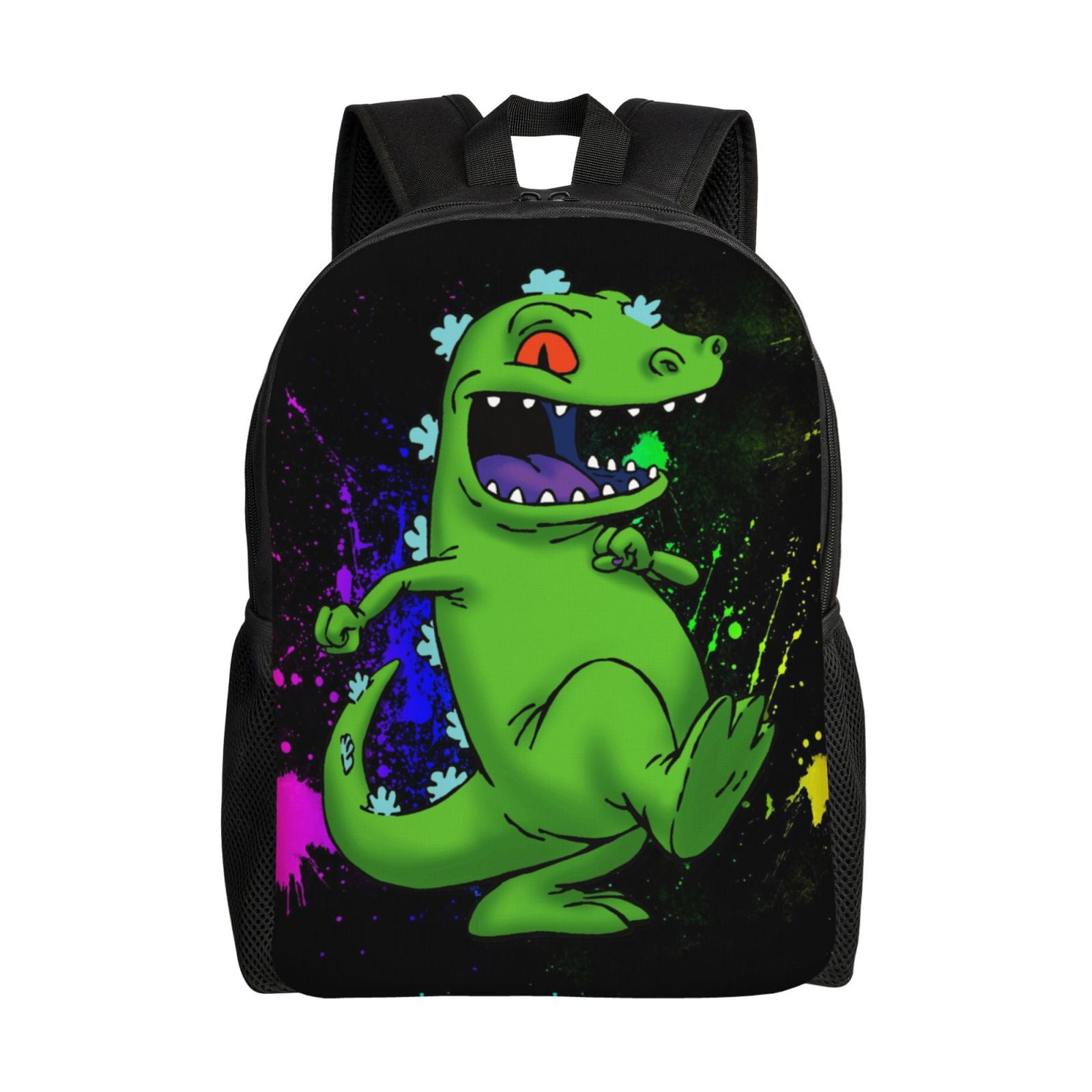Cartoon Reptar Rugrats Backpack Casual Adjustable Bookbag School Bag ...
