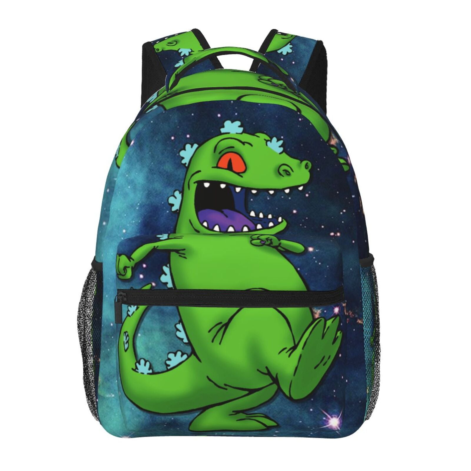 Cartoon Reptar Rugrats Casual Backpack Schoolbag Large Capacity Daypack ...