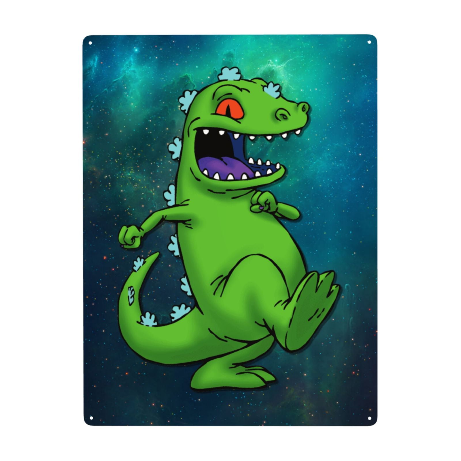 Cartoon Reptar Rugrats Metal Sign Decor 30x40cm Wall Art Sign for Home ...