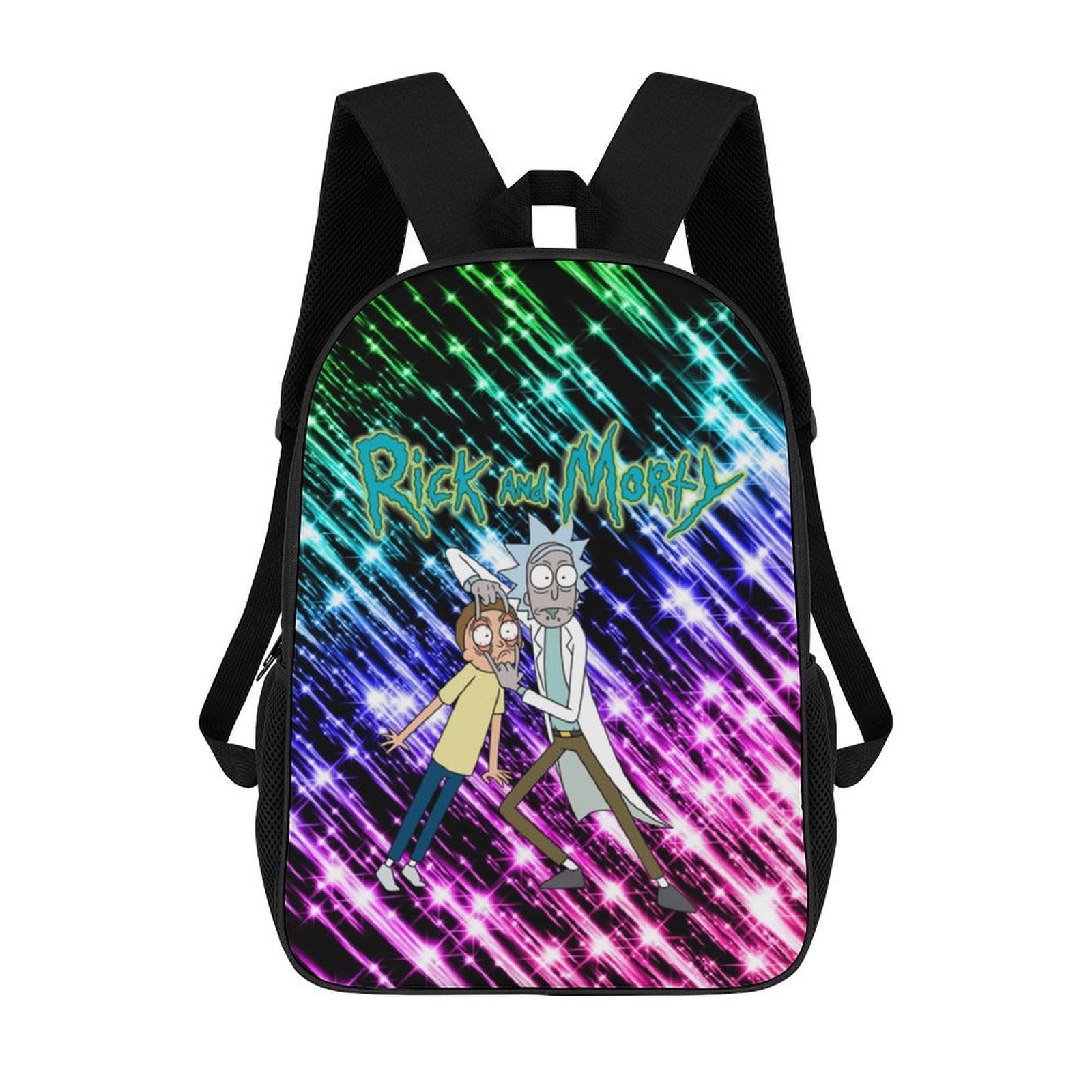 Cartoon Rick And Morty Unisex, Leisure Backpack for Adults ,17 Inch ...