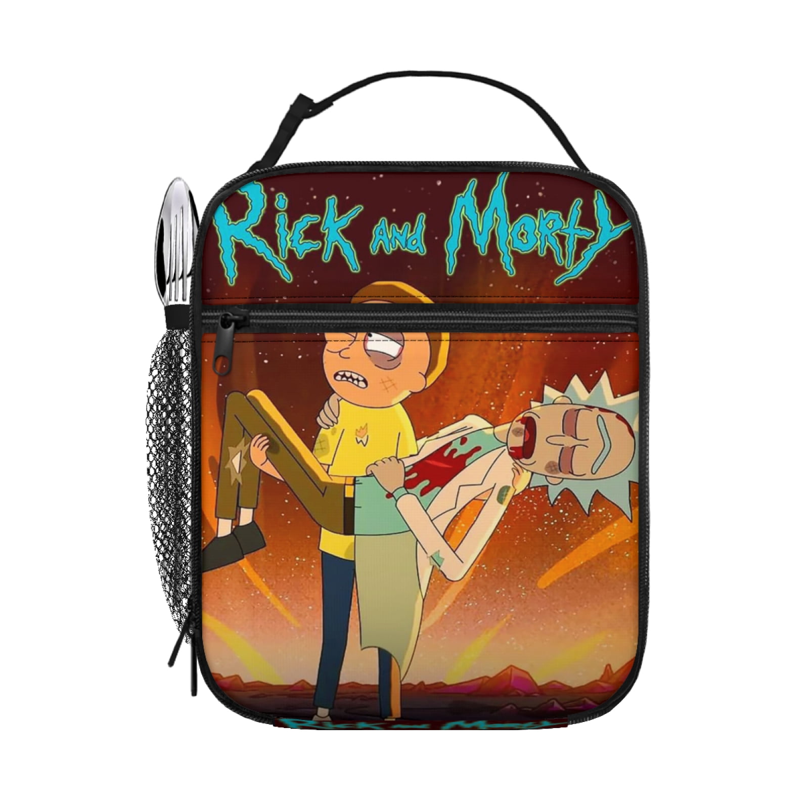 Cartoon Rick and Morty Lunch Bag,Lunch Box for Women Men,Reusable ...