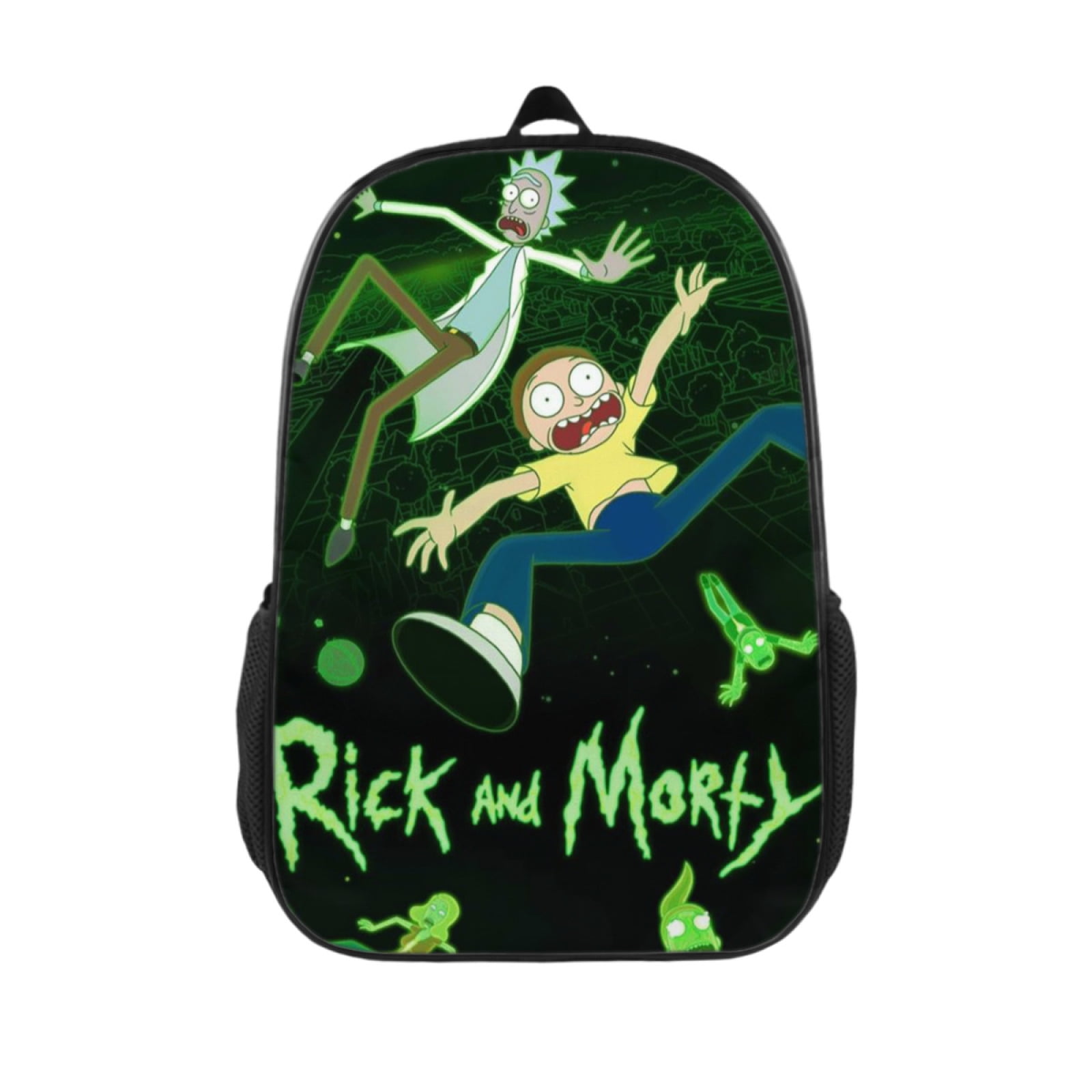 Cartoon Rick and Morty Backpack for mans & woman, Adolescent Travelbag ...