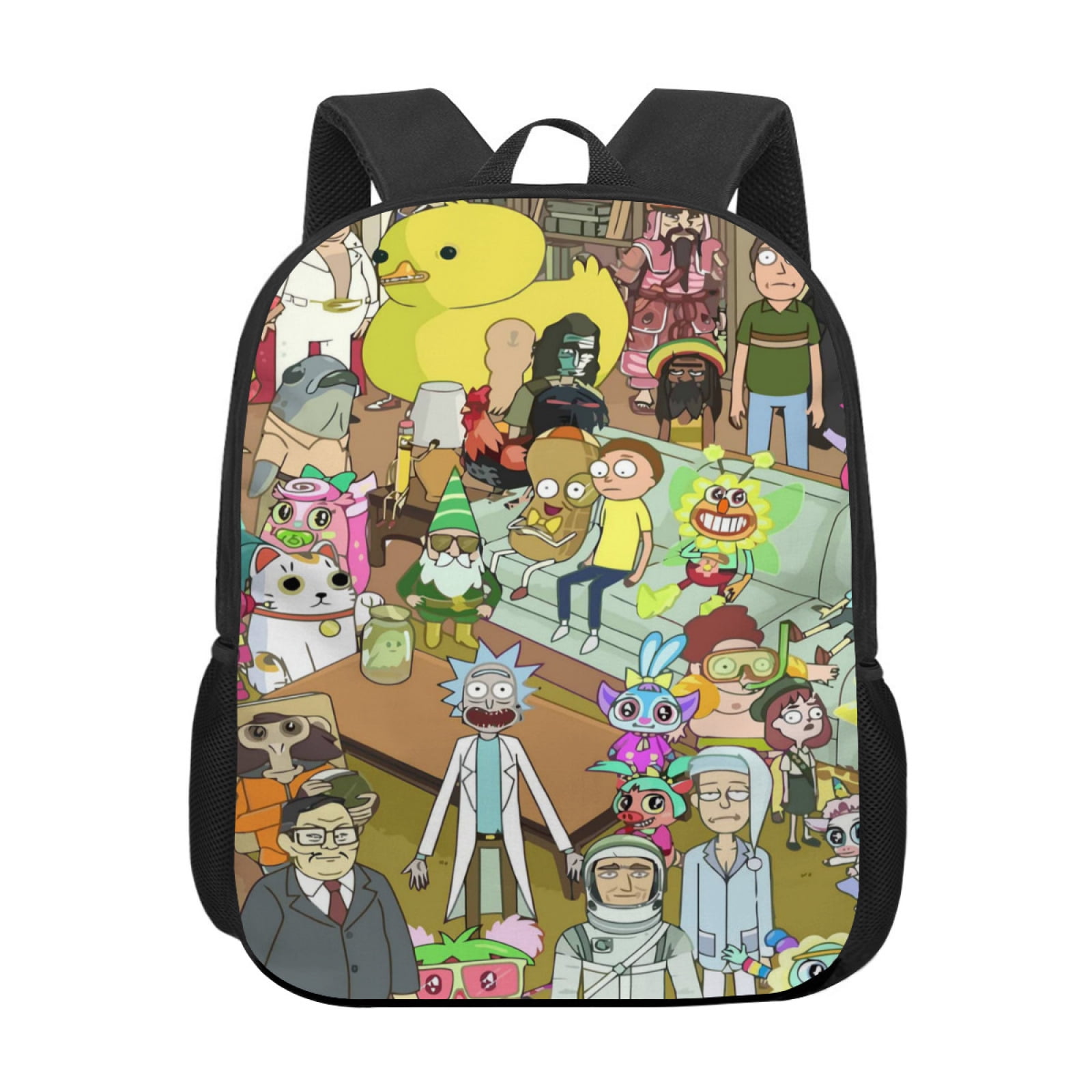 Cartoon Rick and Morty Backpack for mans & woman, Adolescent Travelbag ...