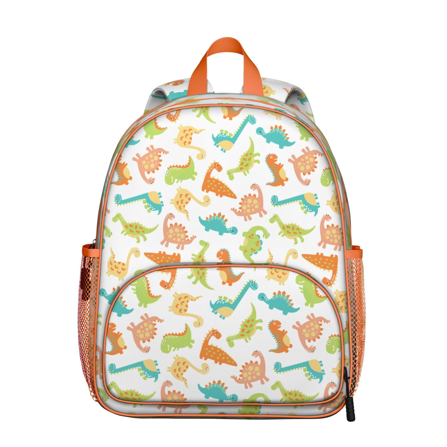 Cartoon Roaring Dino Student Backpack – Watercolor Dinosaur Artwork ...