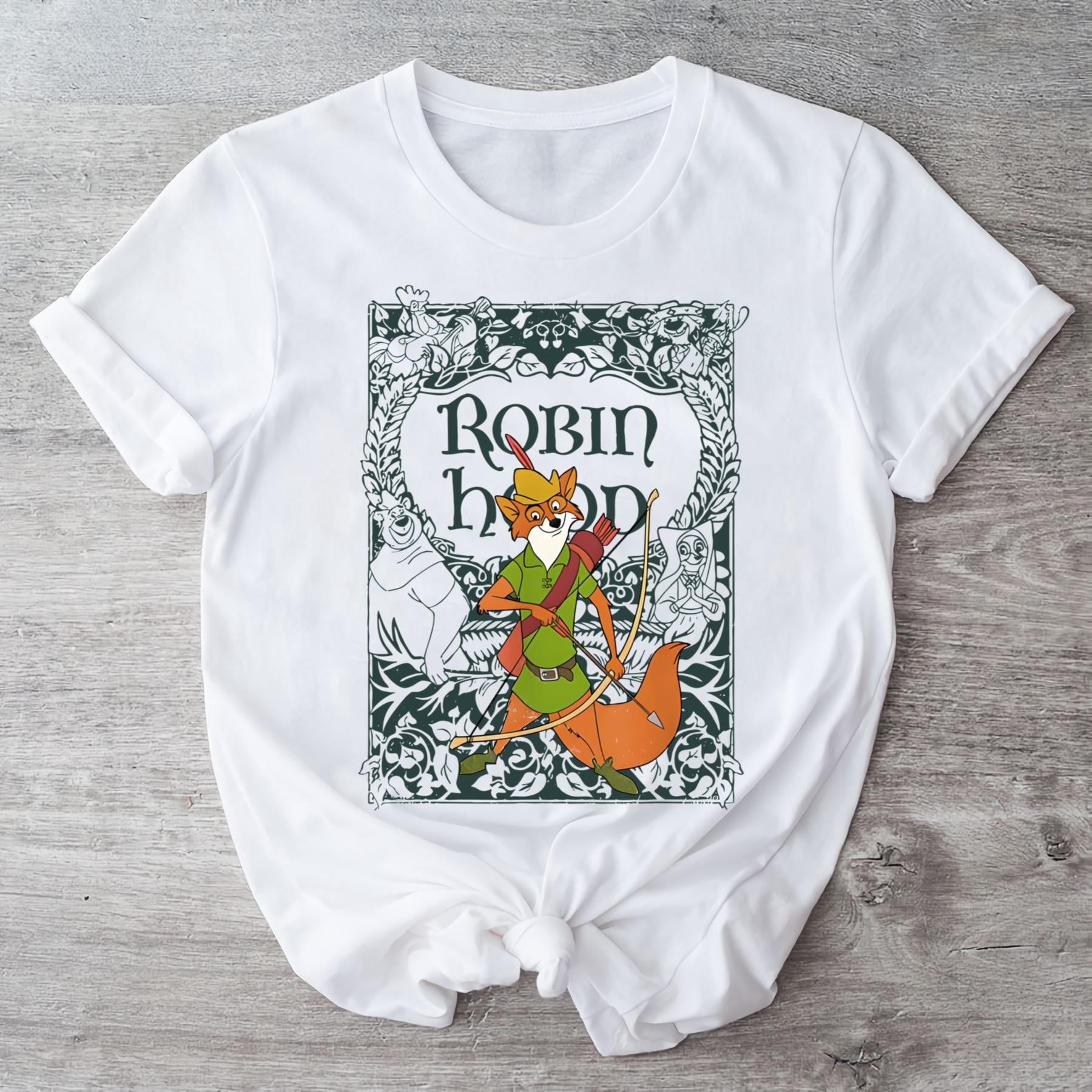 Cartoon Robin Hood Graphic T-shirt, Magic Kingdom Design for Family ...