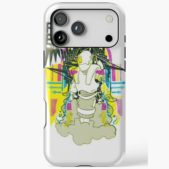 Cartoon Robot Creative Life Art Phone Case Compatible iPhone 17 through ...