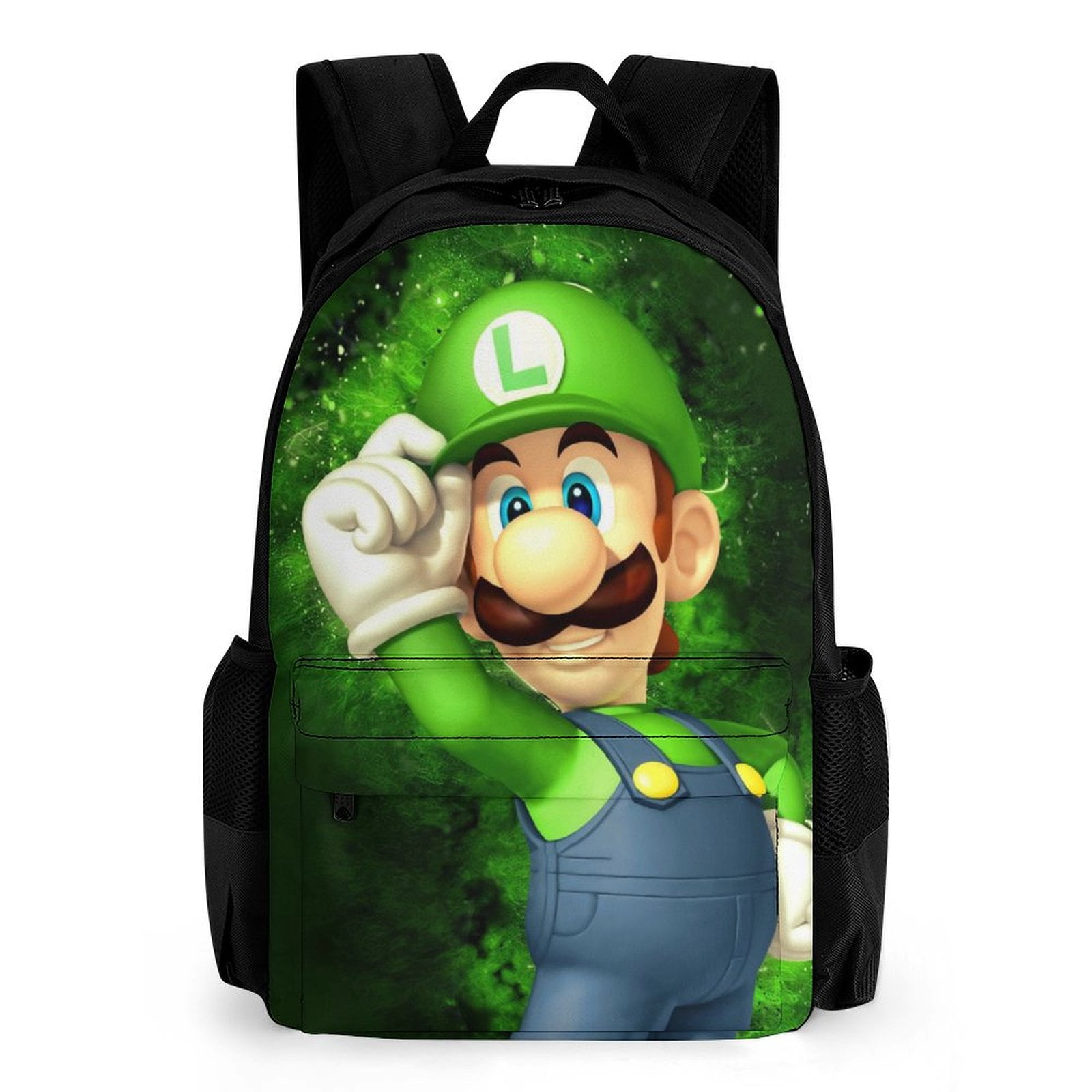 Cartoon Role Luigi's Mansion Backpack Laptop Bag Large Capacity ...