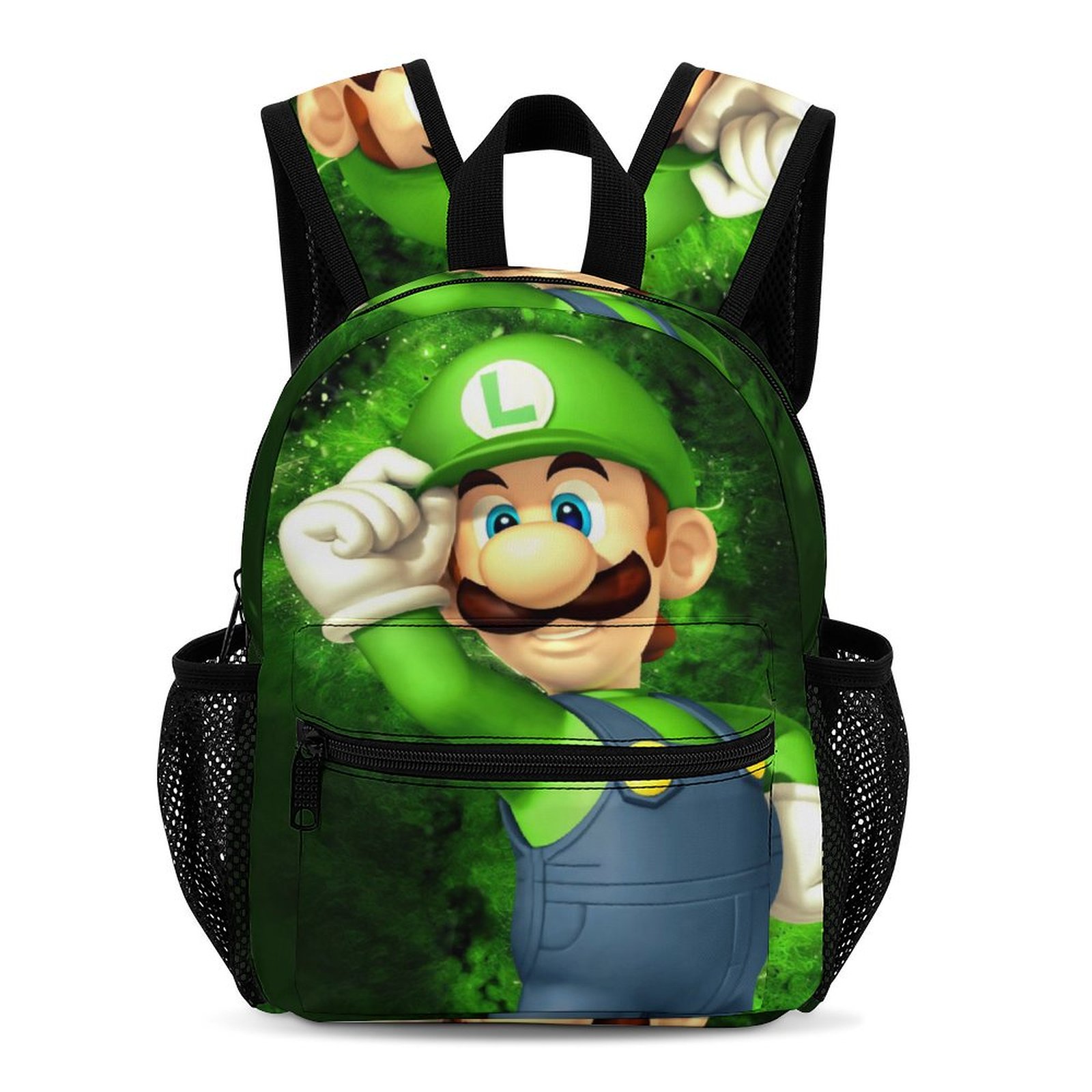 Cartoon Role Luigi's Mansion Backpack Lightweight School Bag Bookbag ...