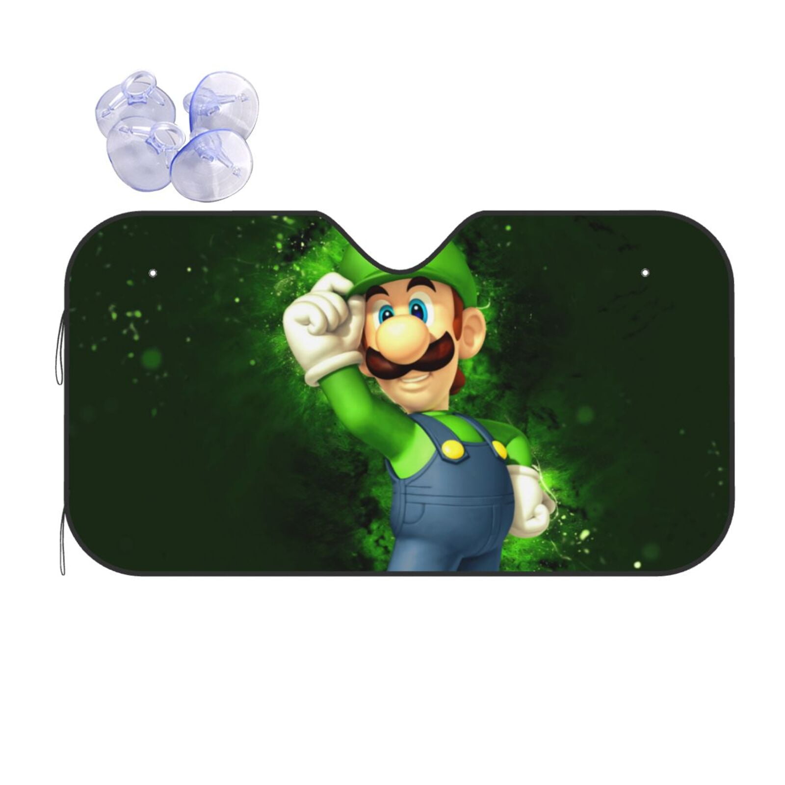 Cartoon Role Luigi's Mansion Foldable Car Windshield Sunshade ...